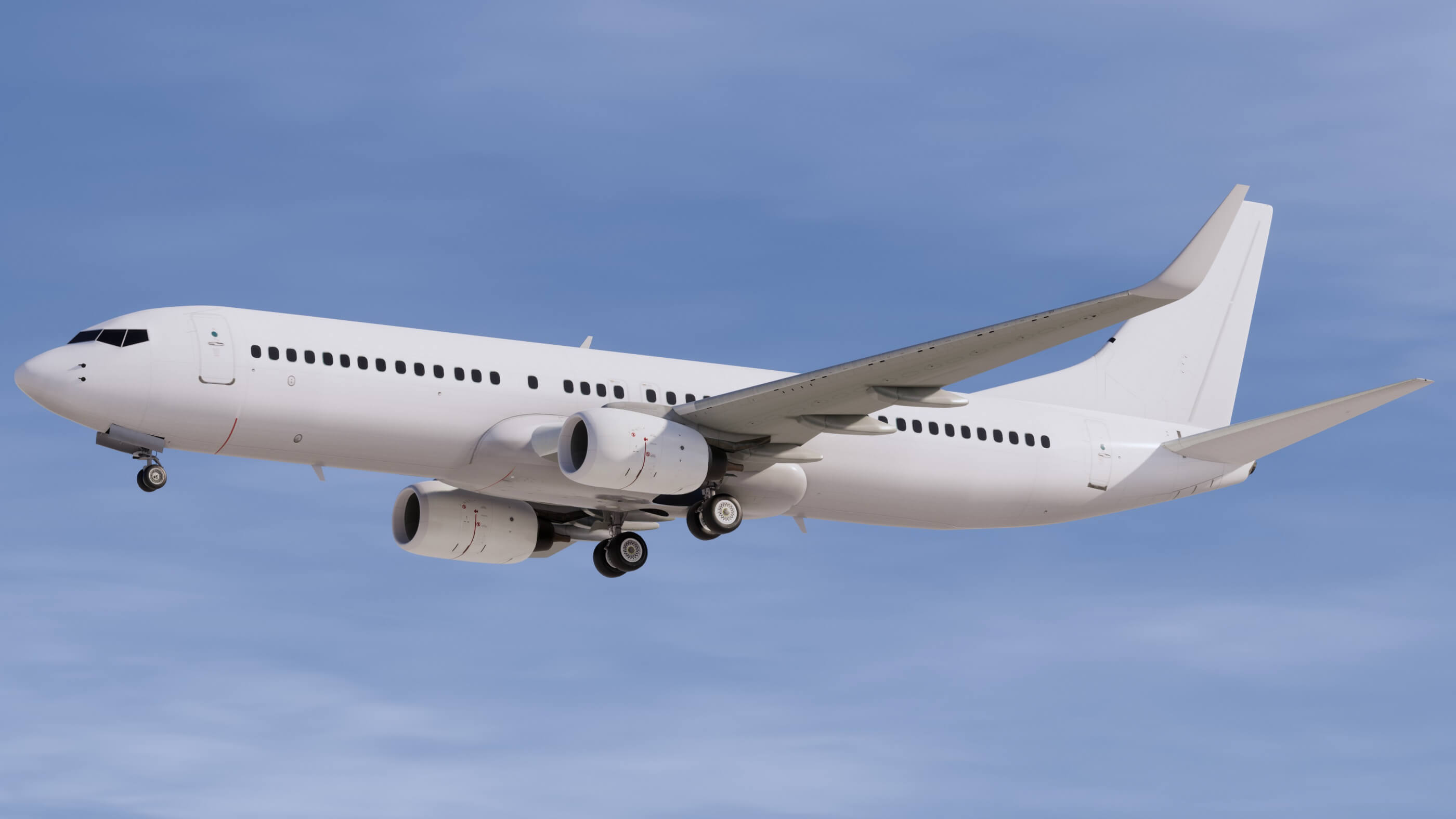 Boeing 737-800 Template 3D Model by ALPHA3DST