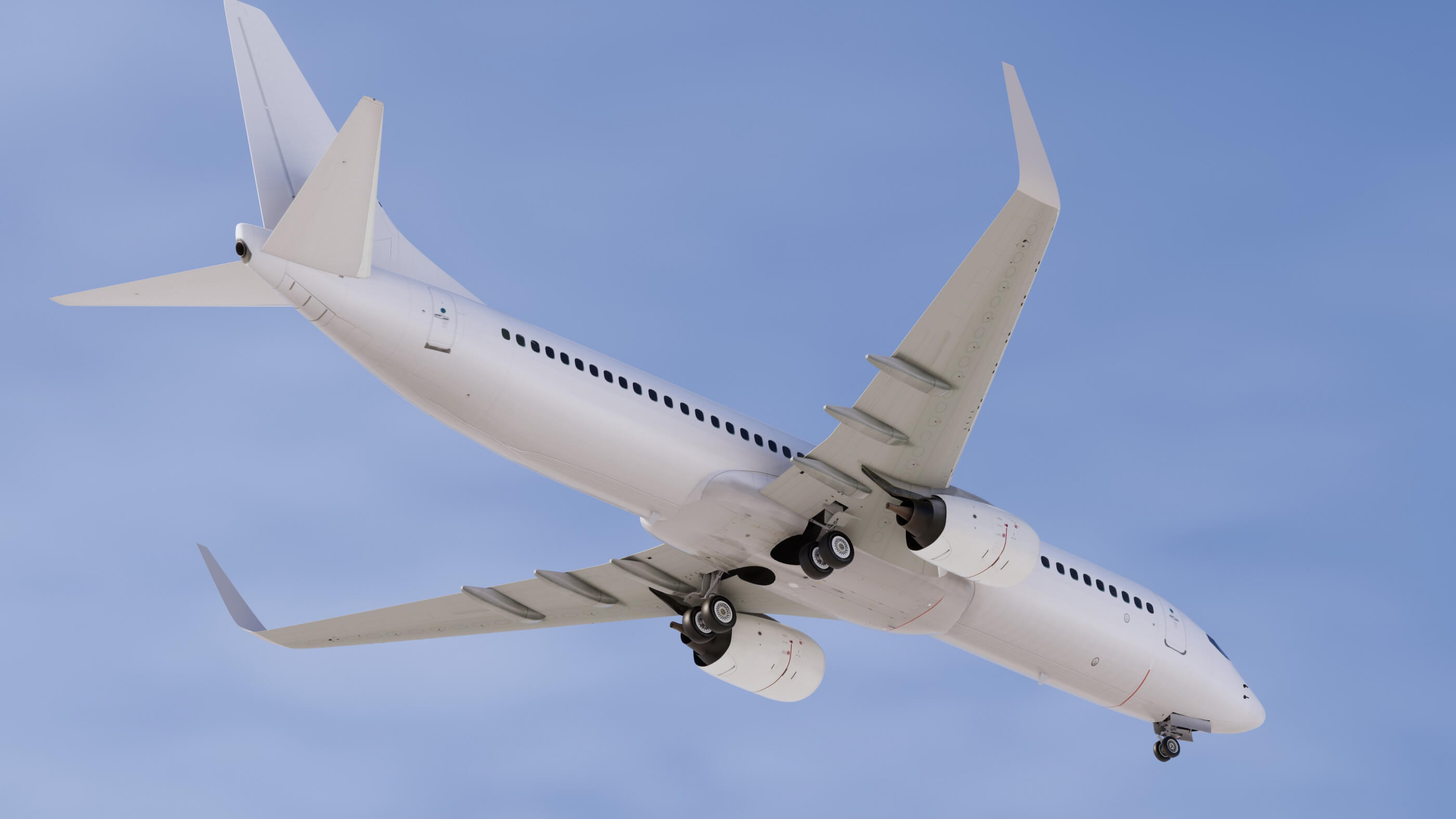 Boeing 737-800 Template 3D Model by ALPHA3DST