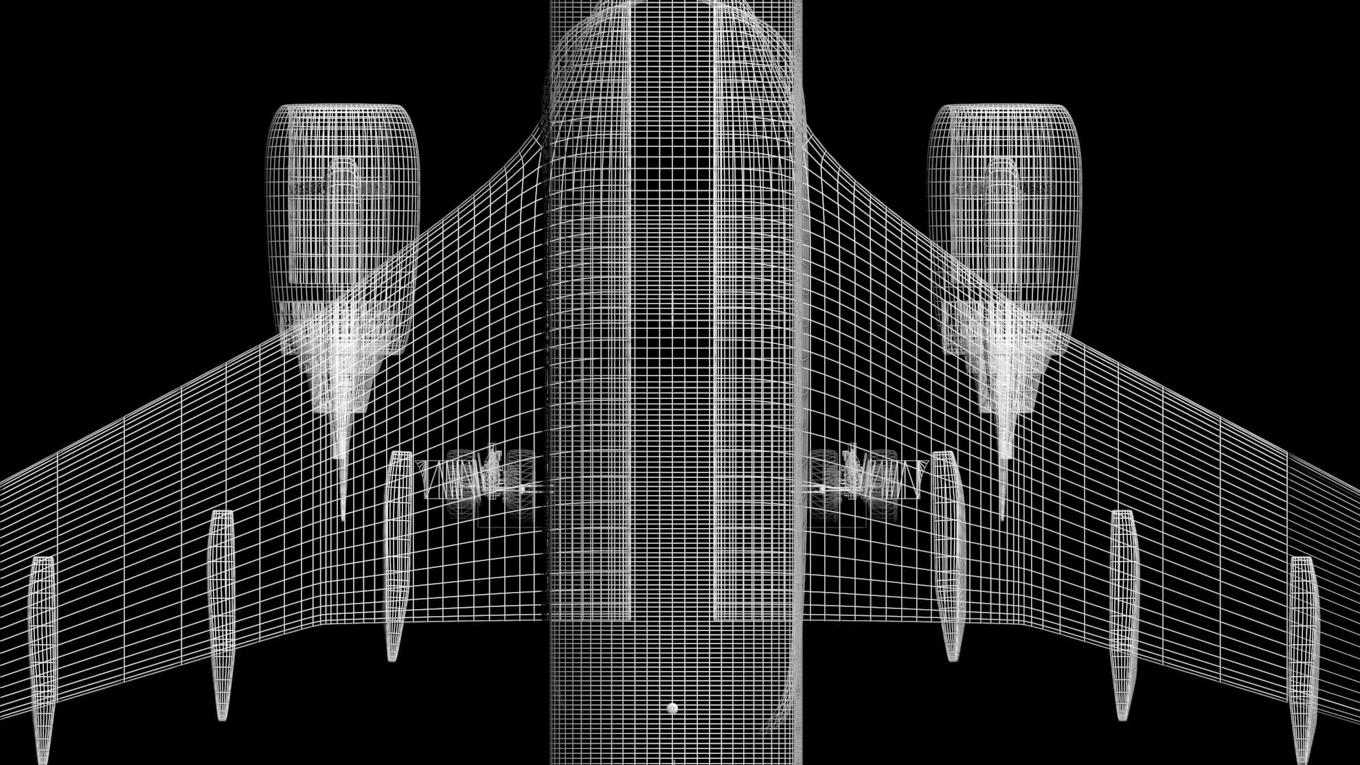 Boeing 737-800 Template 3D Model by ALPHA3DST