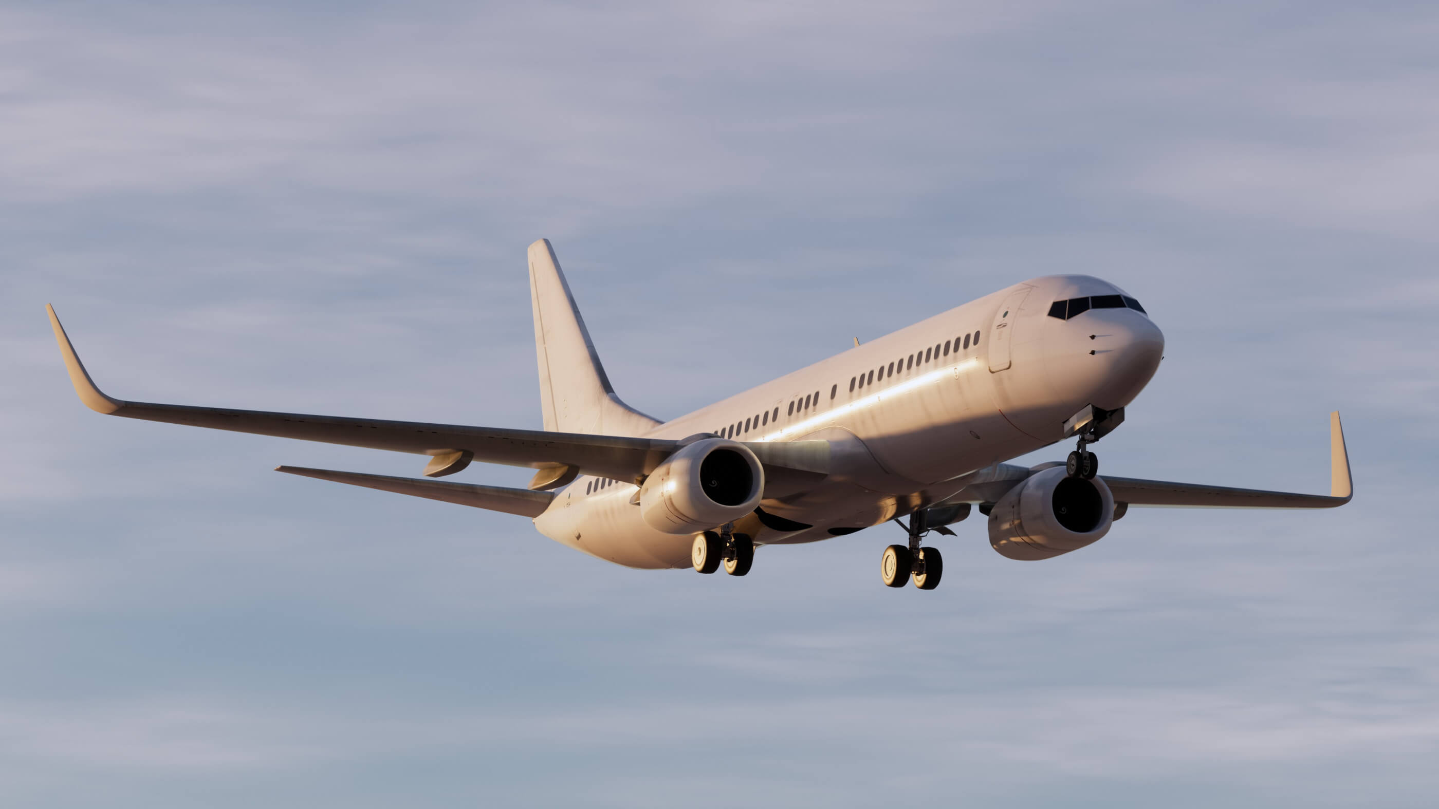 Boeing Airplane 737-800 Template Dirty 3D Model by ALPHA3DST