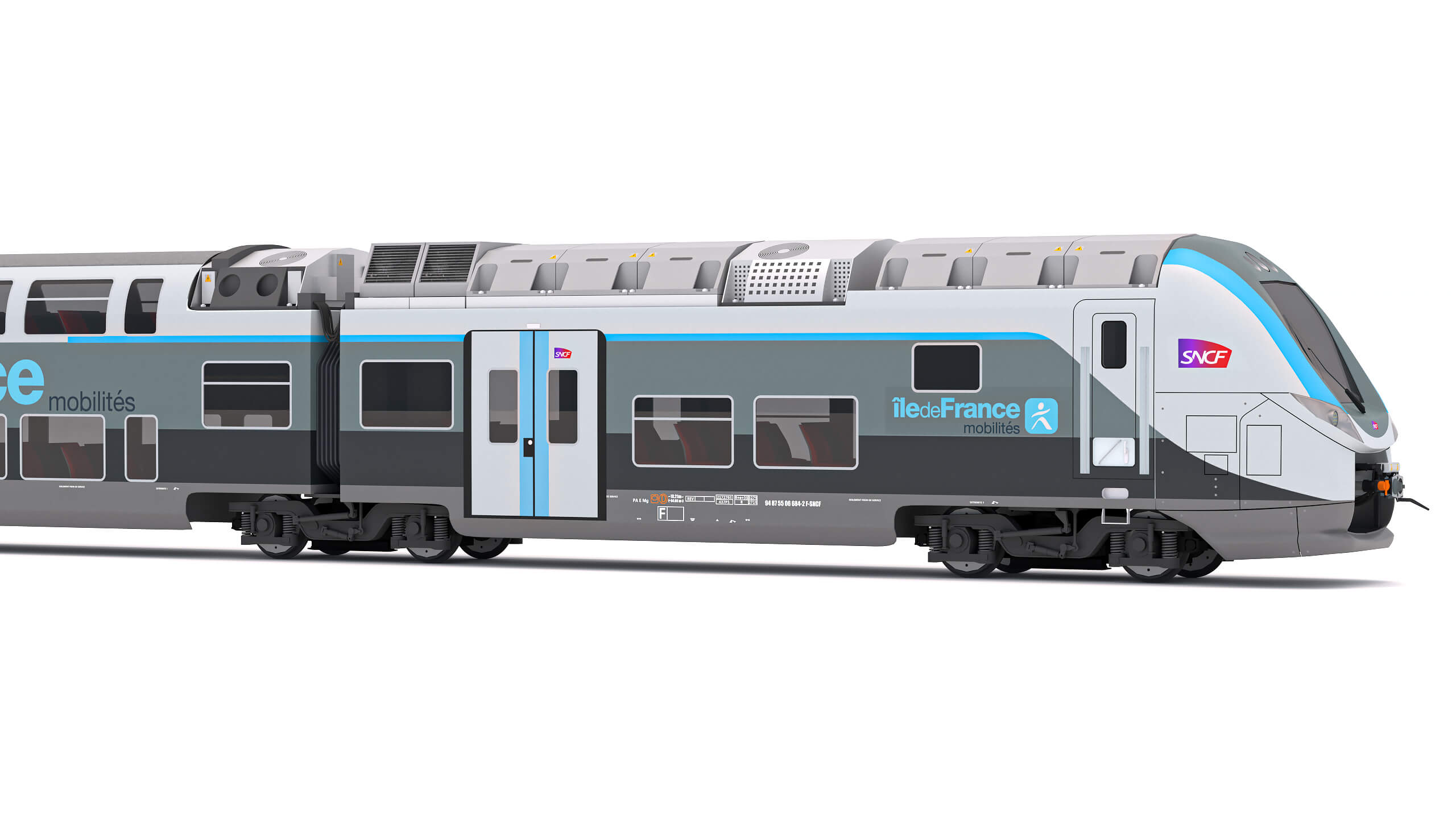 Bombardier Omneo Regio 2N Train - 3D Model by ALPHA3DST