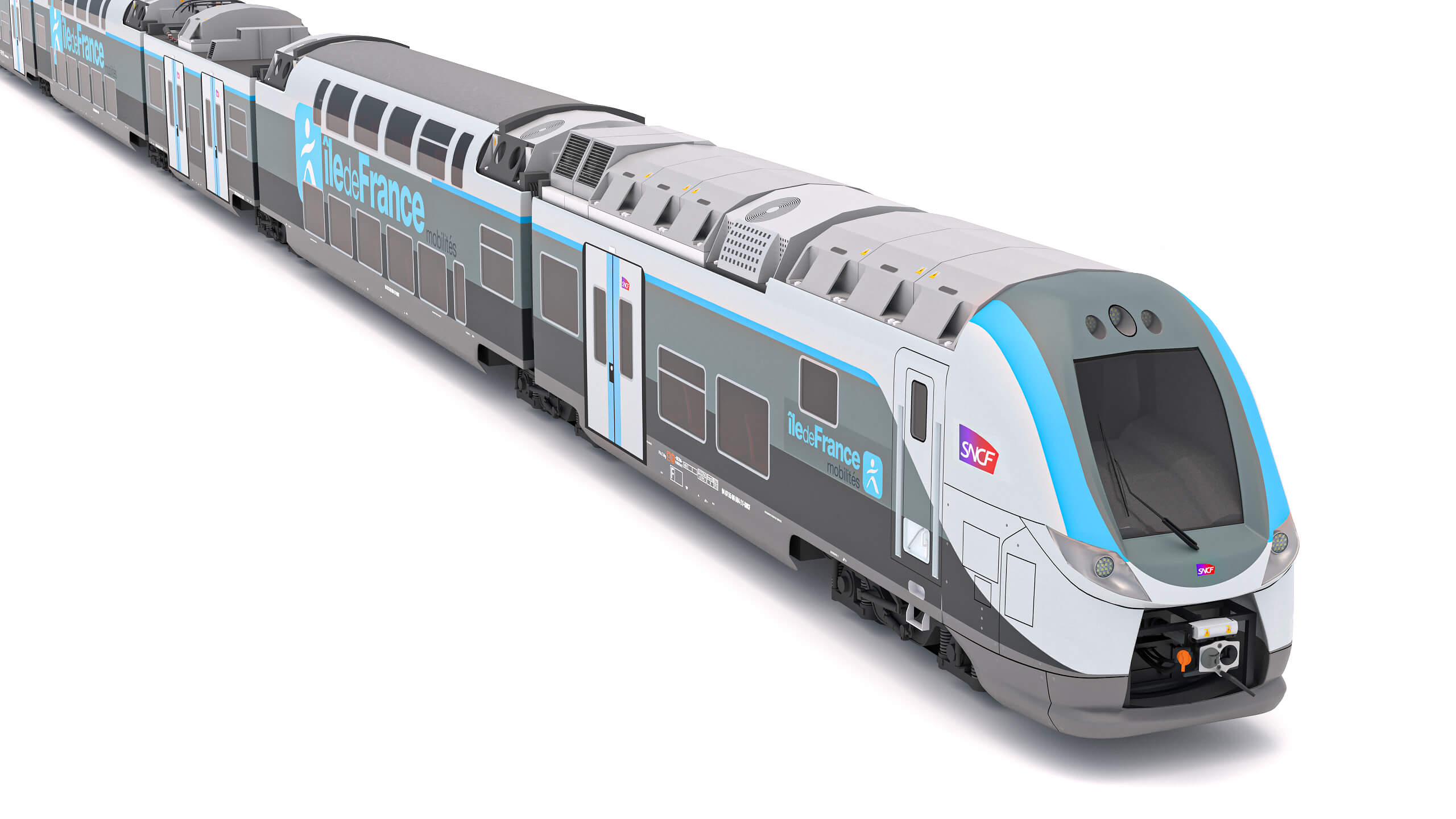 Bombardier Omneo Regio 2N Train - 3D Model by ALPHA3DST