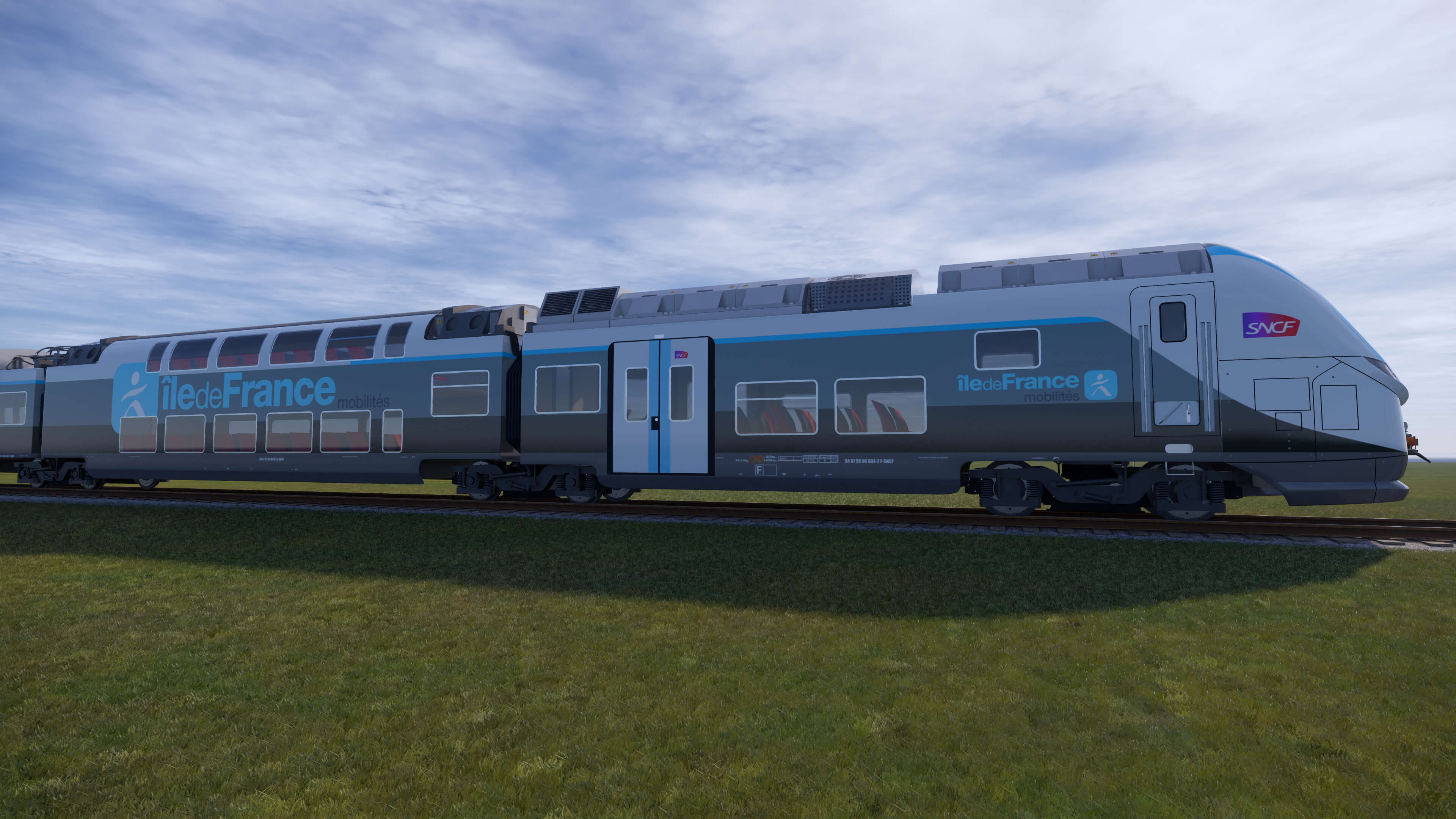 Bombardier Omneo Regio 2N Train - 3D Model by ALPHA3DST