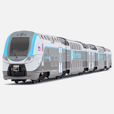 Bombardier Omneo Regio 2N Train - 3D Model by ALPHA3DST