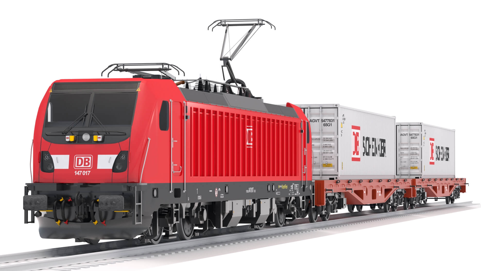 Bombardier Traxx AC3 DB Cargo - 3D Model by ALPHA3DST