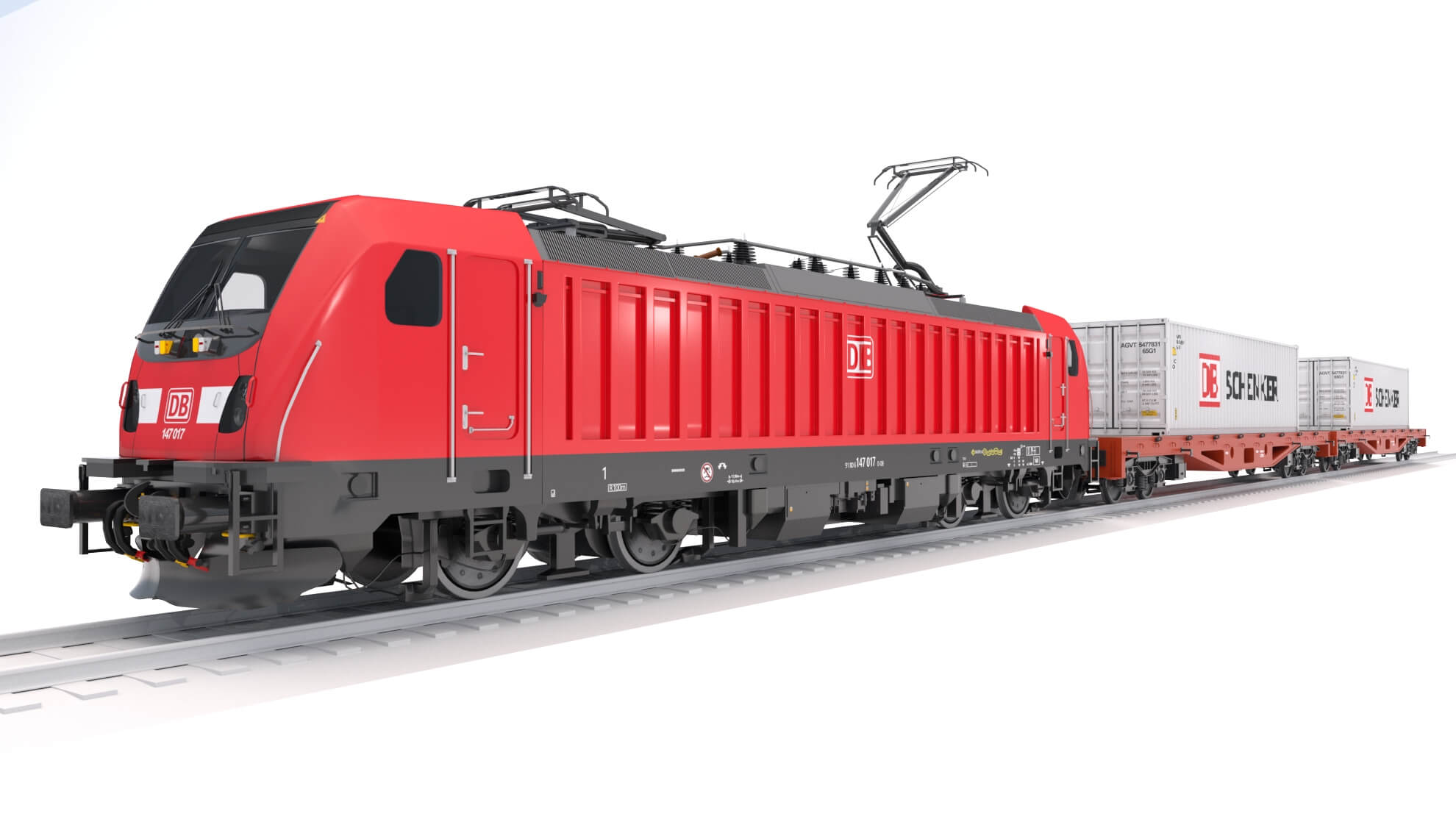 Bombardier Traxx AC3 DB Cargo - 3D Model by ALPHA3DST