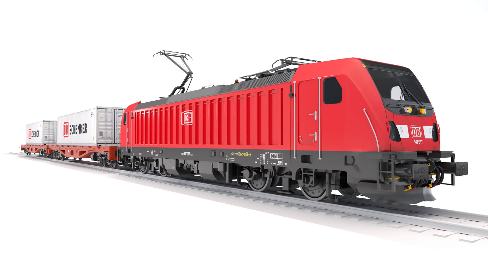 Bombardier Traxx AC3 DB Cargo - 3D Model by ALPHA3DST