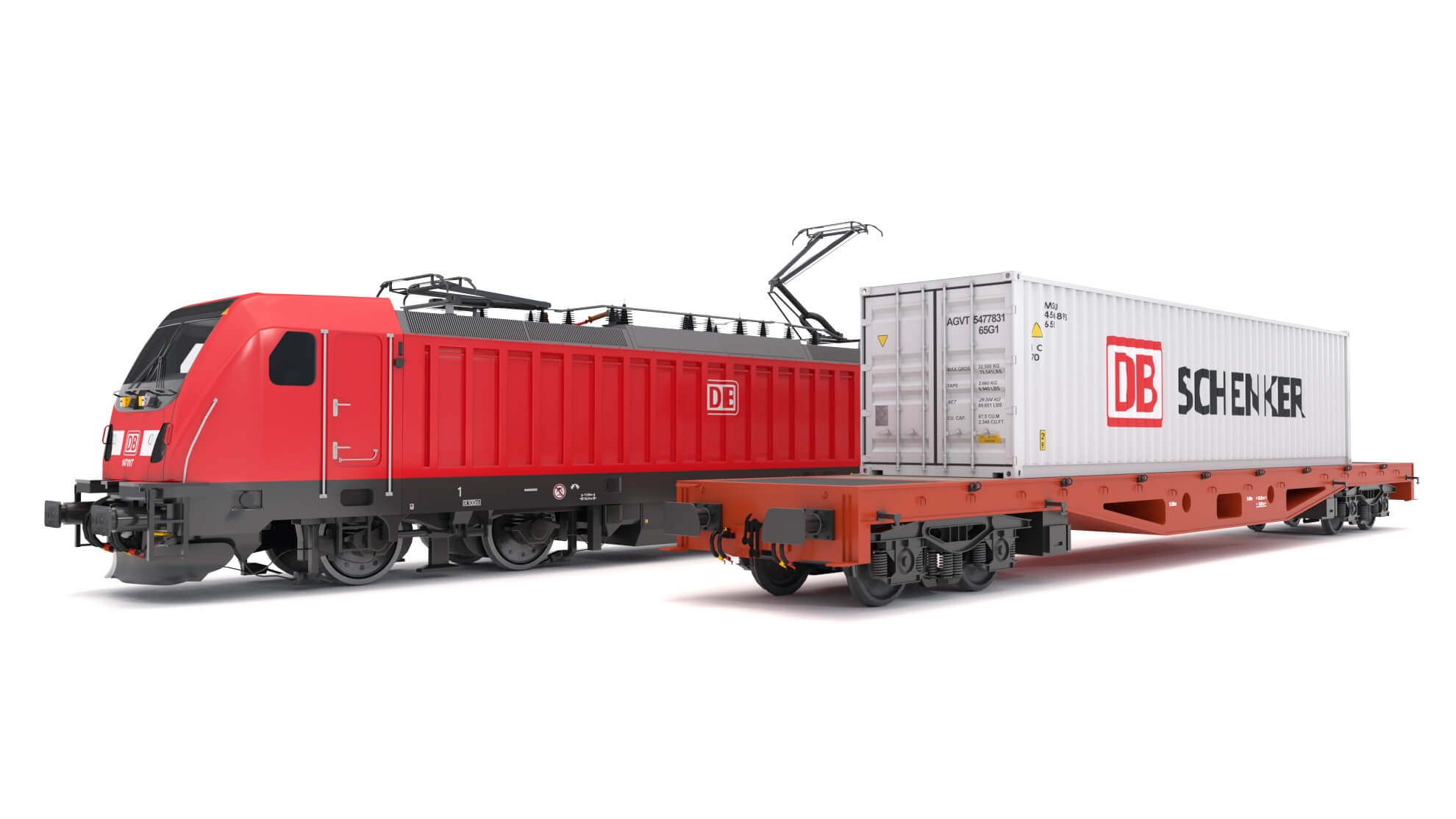 Bombardier Traxx AC3 DB Cargo - 3D Model by ALPHA3DST