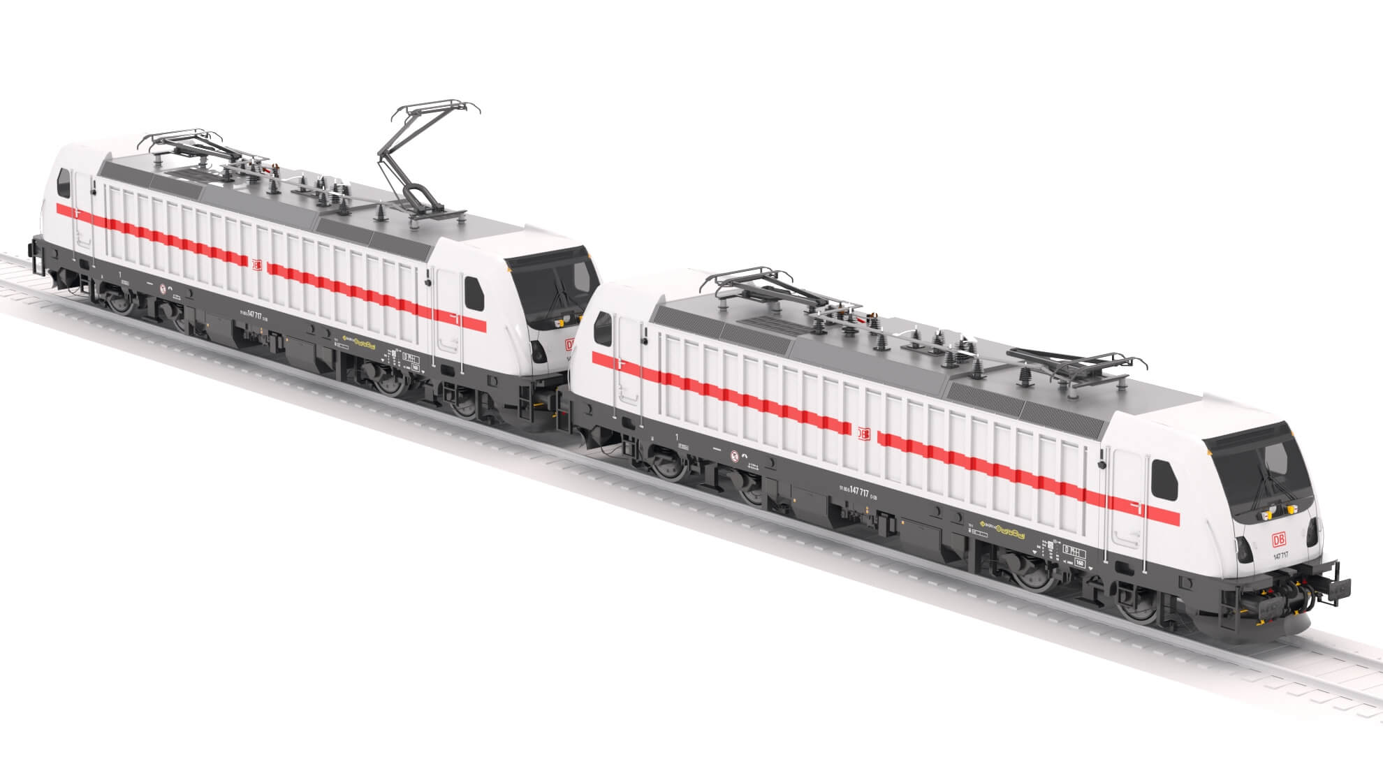 Bombardier Traxx AC3 DB Locomotive 2 - 3D Model by ALPHA3DST