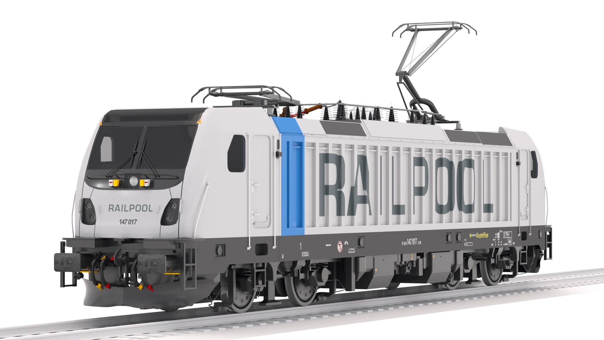 Bombardier Traxx AC3 Railpool Locomotive - 3D Model by ALPHA3DST