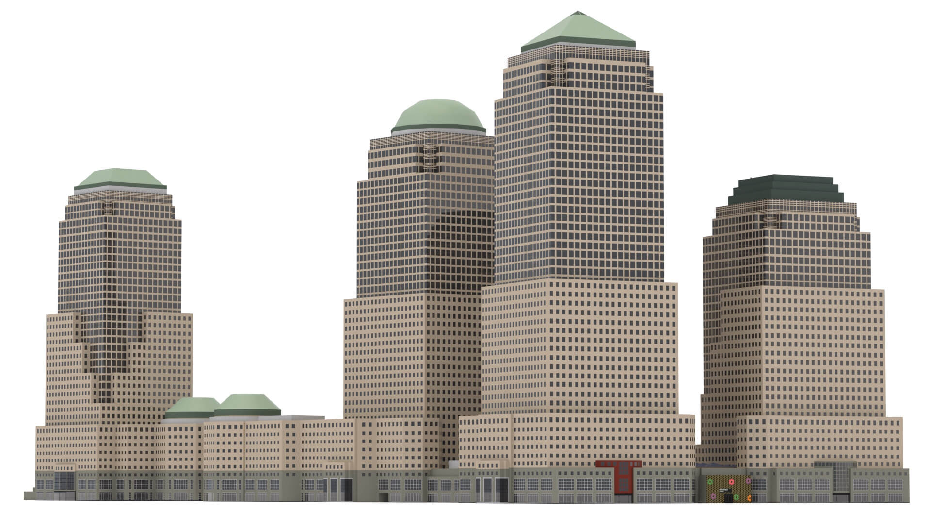 Brookfield Place - 3D Model by ALPHA3DST