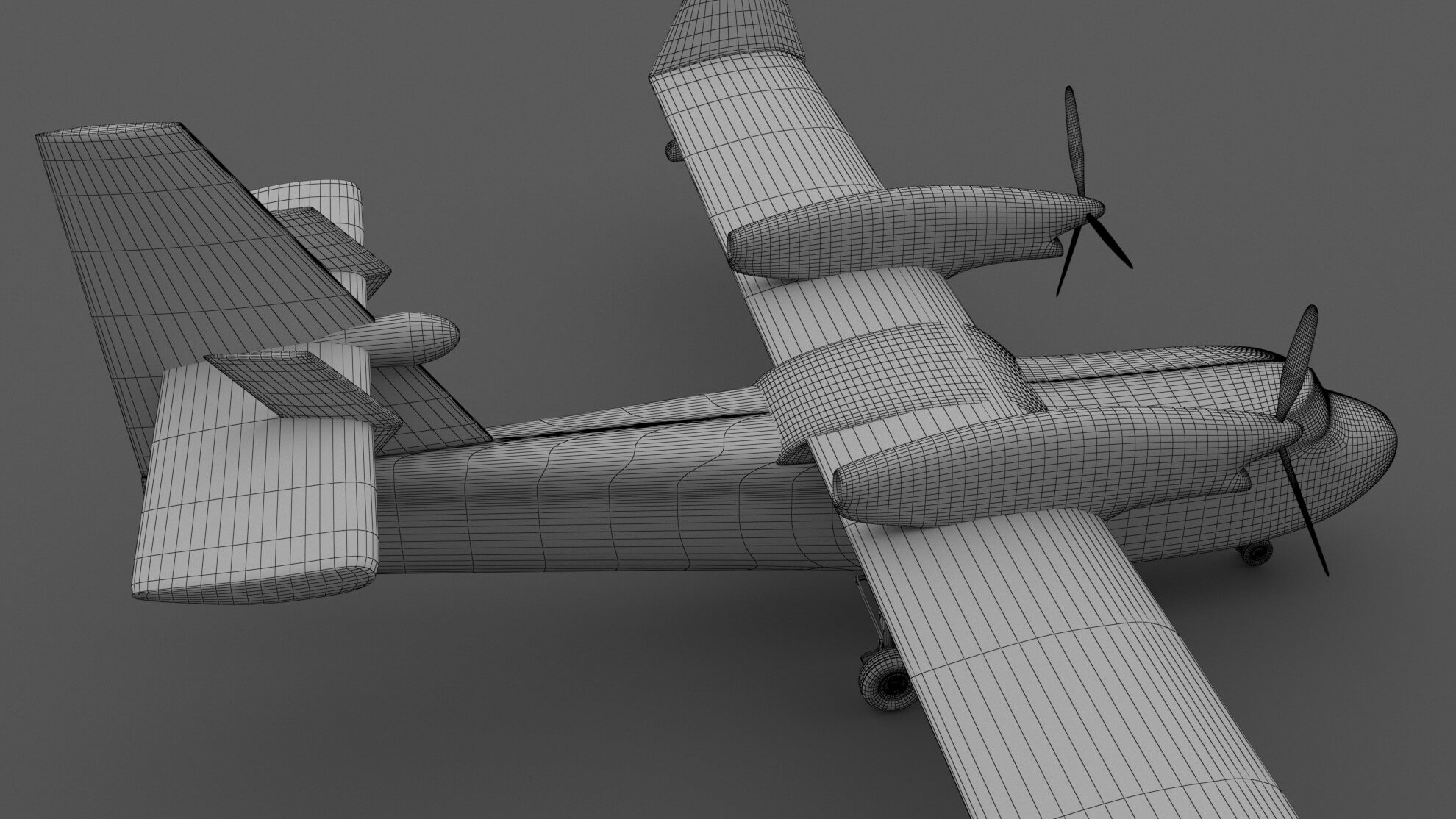 Canadair CL-415 3D Model by ALPHA3DST