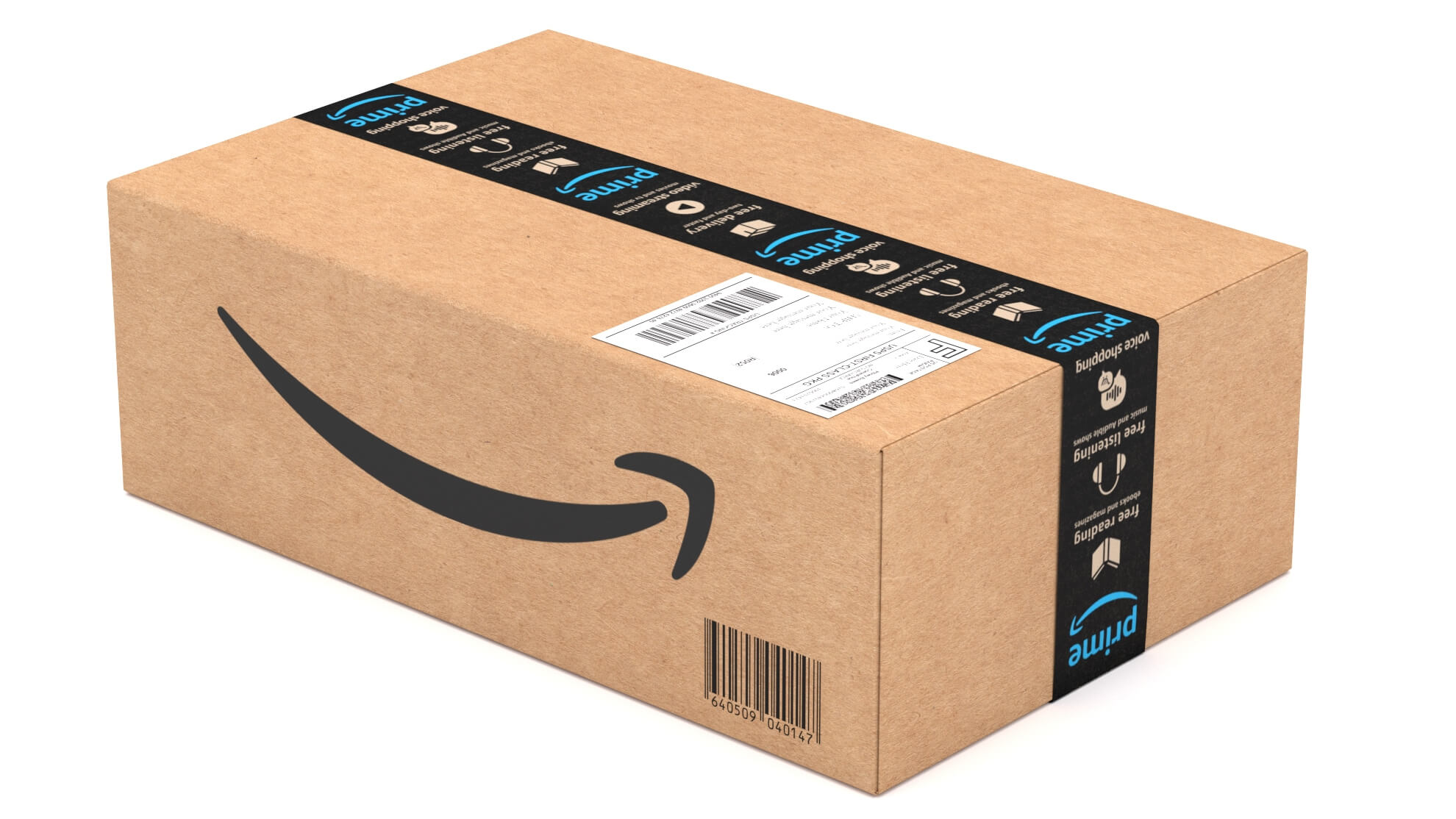 Cardboard Box Amazon - 3D Model by ALPHA3DST
