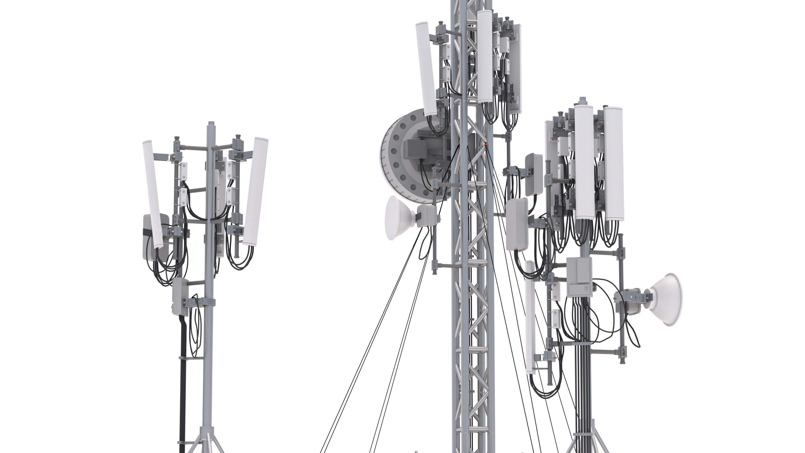 Cell Phone Towers - 3D Model by ALPHA3DST