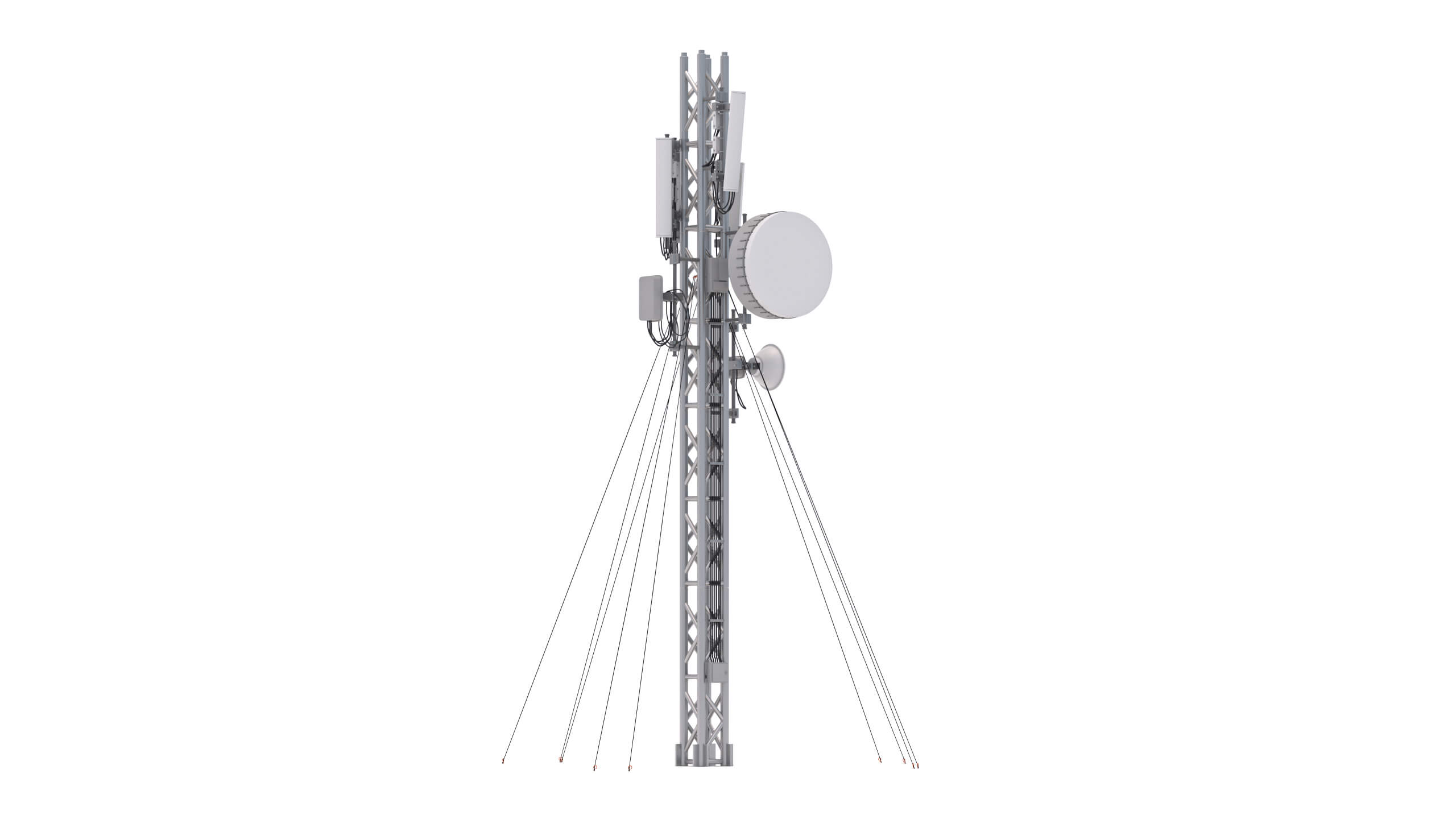 Cell Tower Station - 3D Model by ALPHA3DST