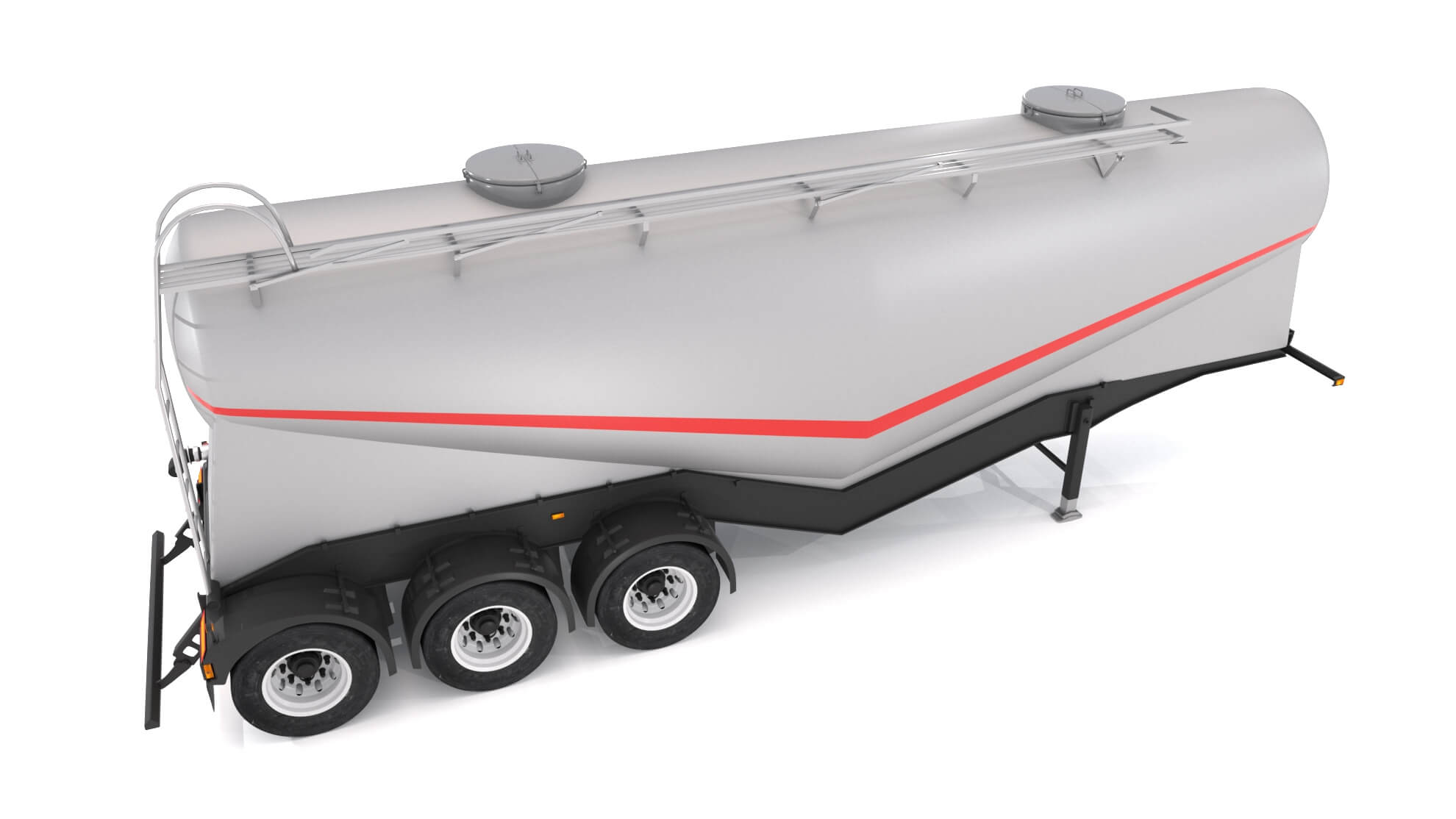Cement Trailer - 3D Model by ALPHA3DST