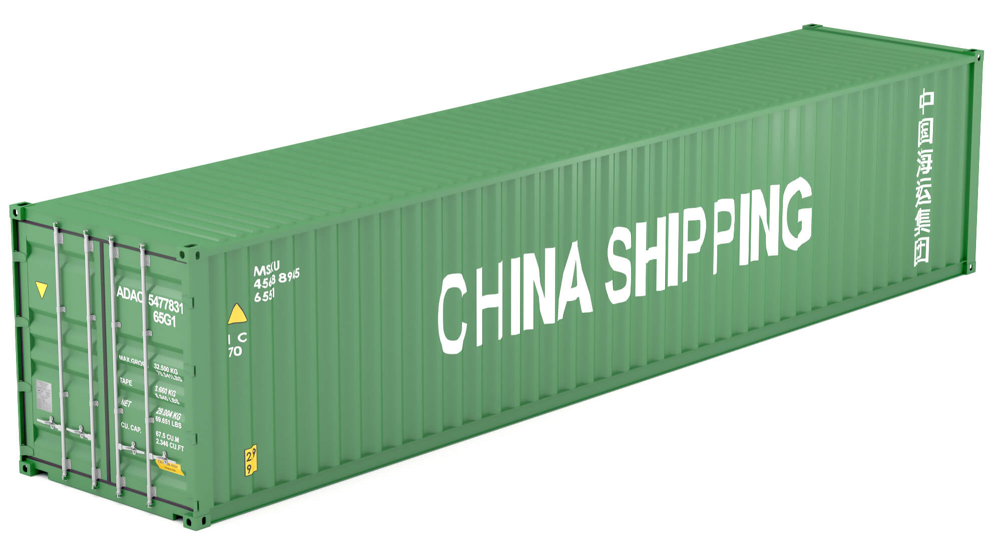 China Shipping Container - 3D Model by ALPHA3DST