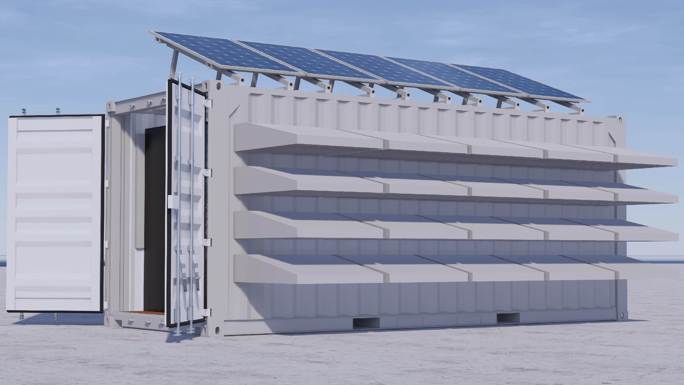 Container Data Center - 3D Model by ALPHA3DST