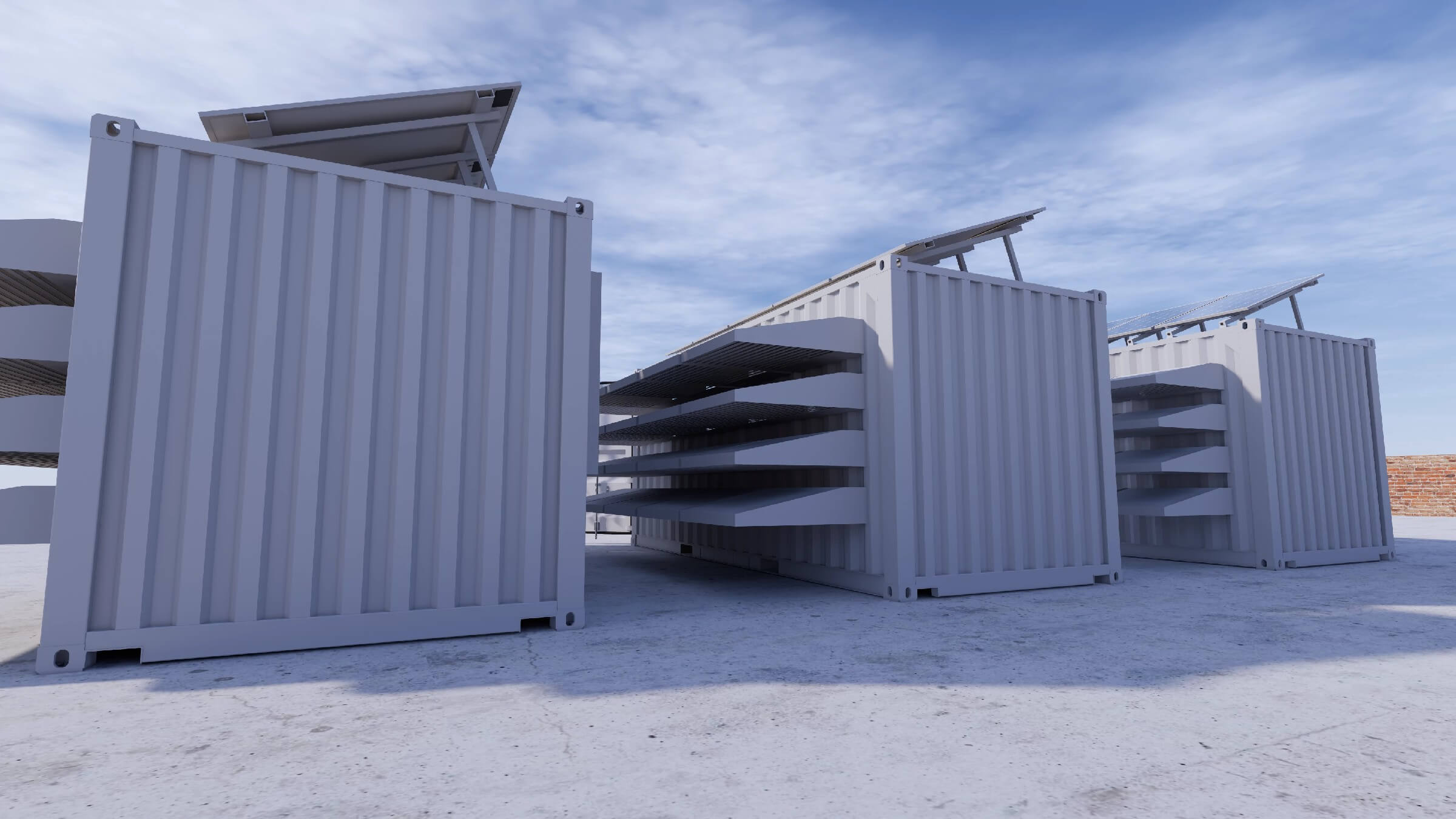 Container Data Center - 3D Model by ALPHA3DST