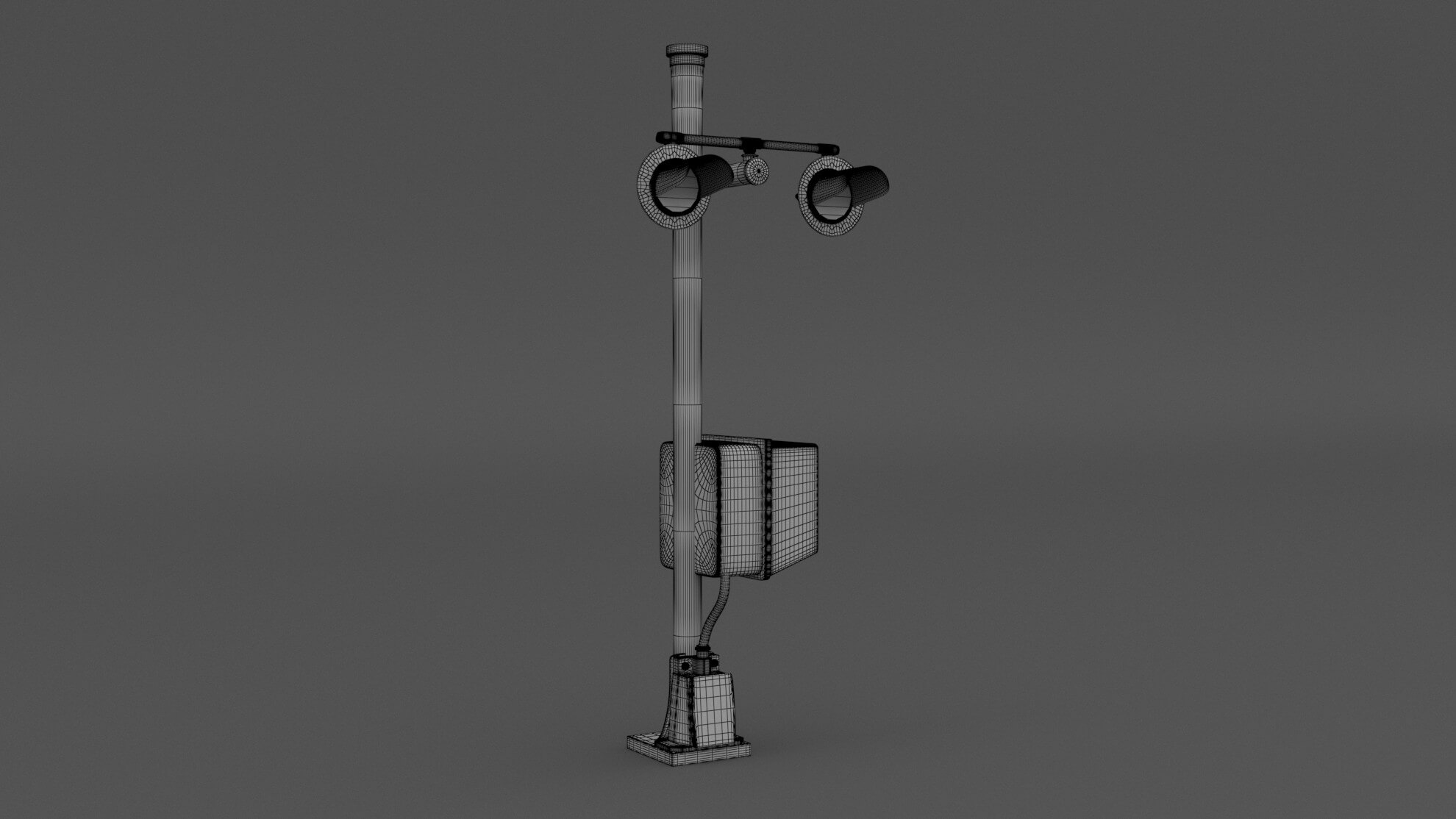 Crossing Signal 1 - 3D Model by ALPHA3DST