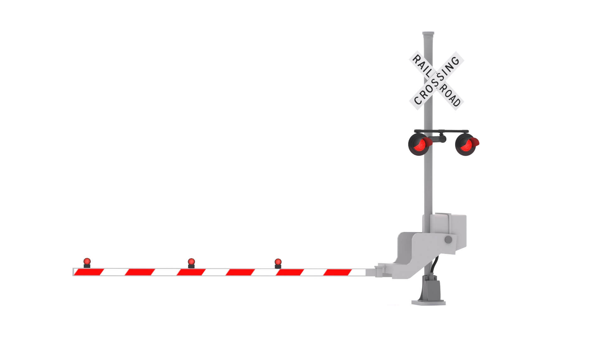 Crossing Signal 3 - 3D Model by ALPHA3DST