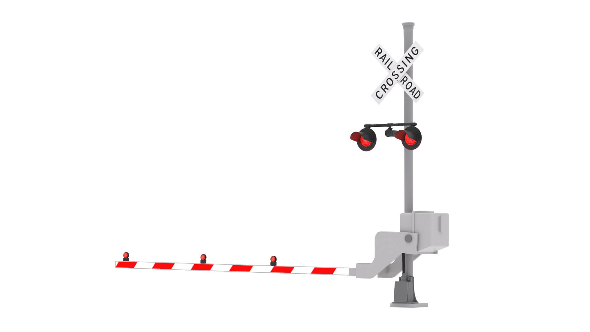 Crossing Signal 3 - 3D Model by ALPHA3DST