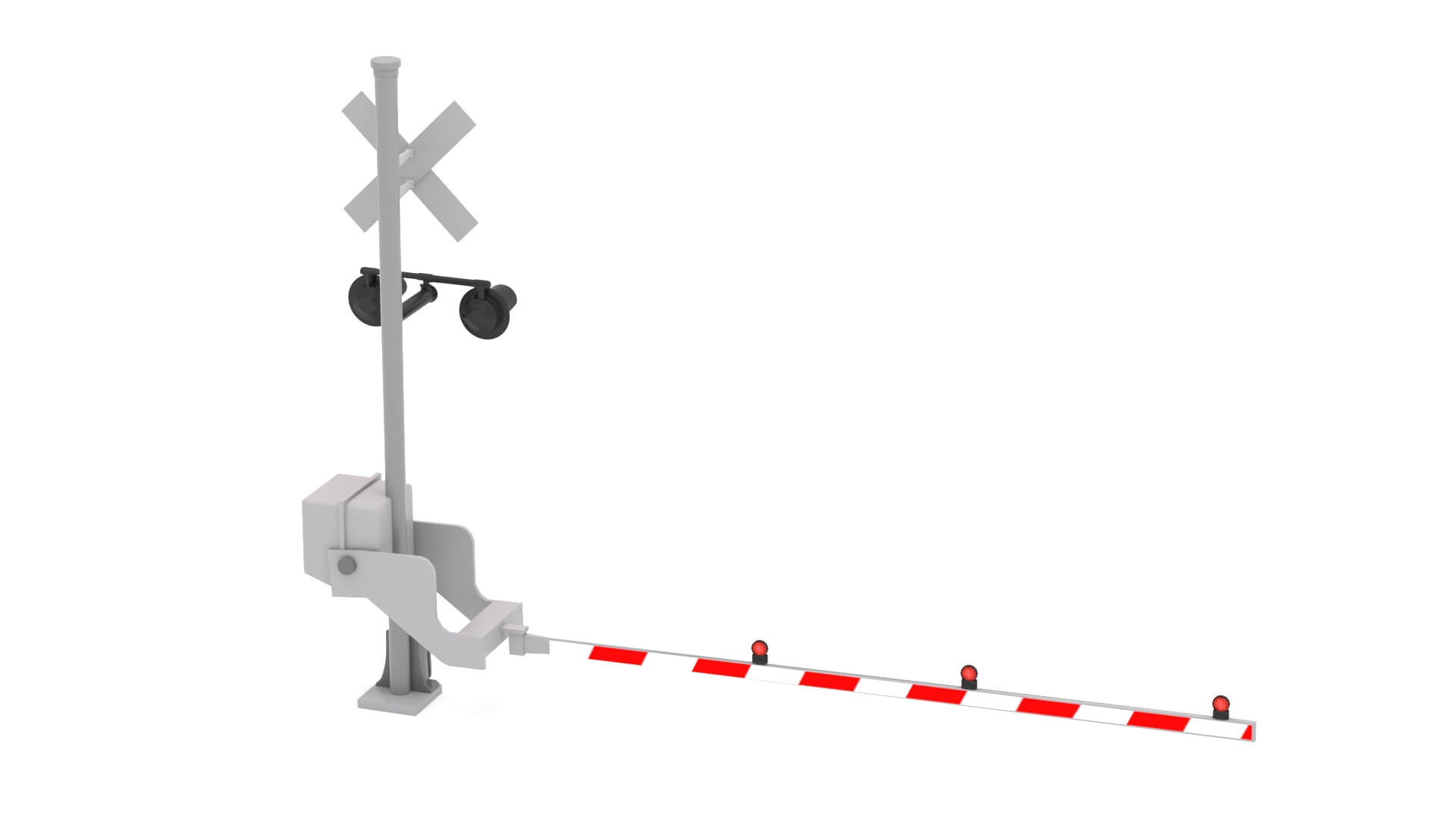 Crossing Signal 3 - 3D Model by ALPHA3DST