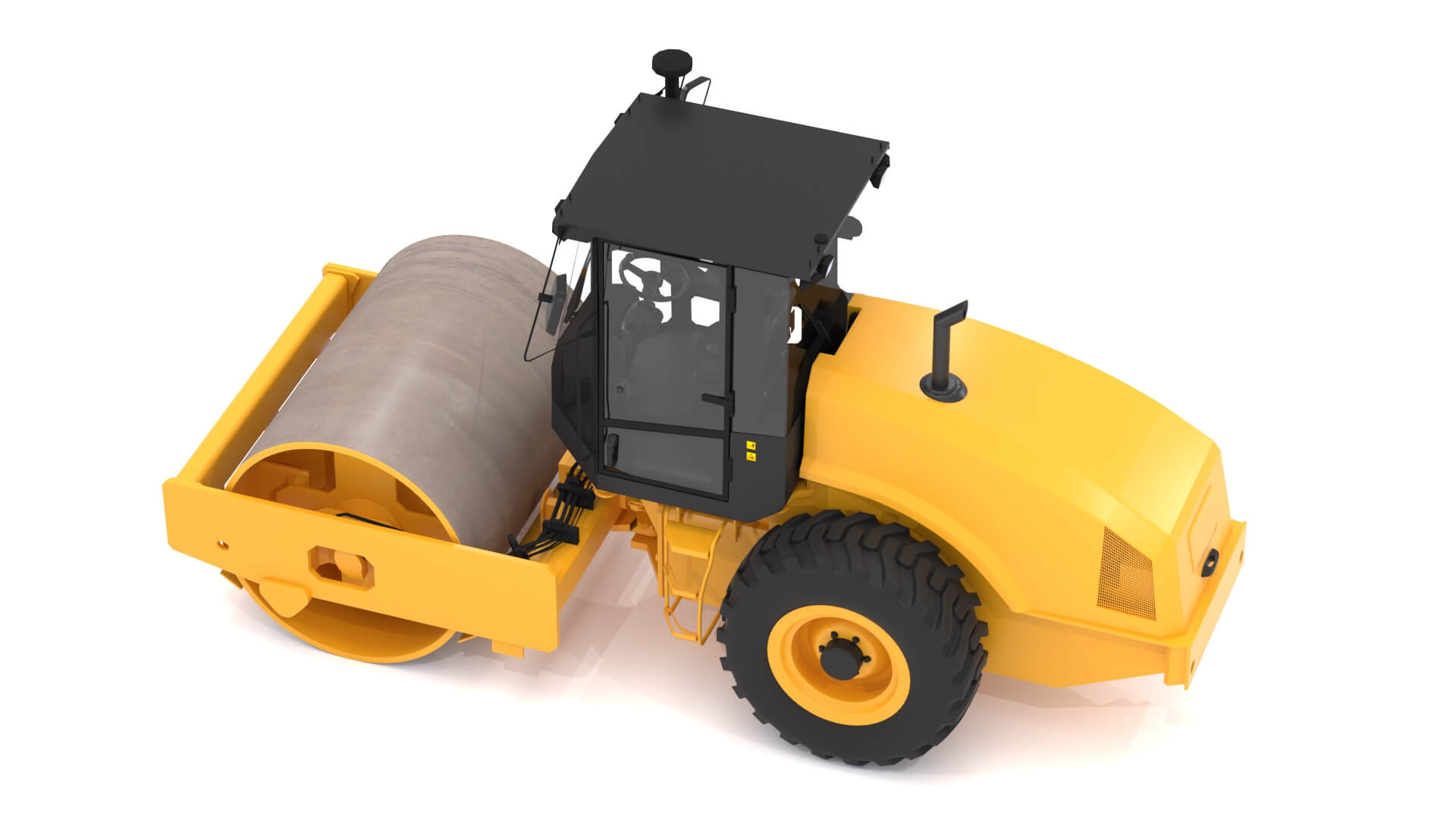 CS56 Vibratory Soil Compactor - 3D Model by ALPHA3DST