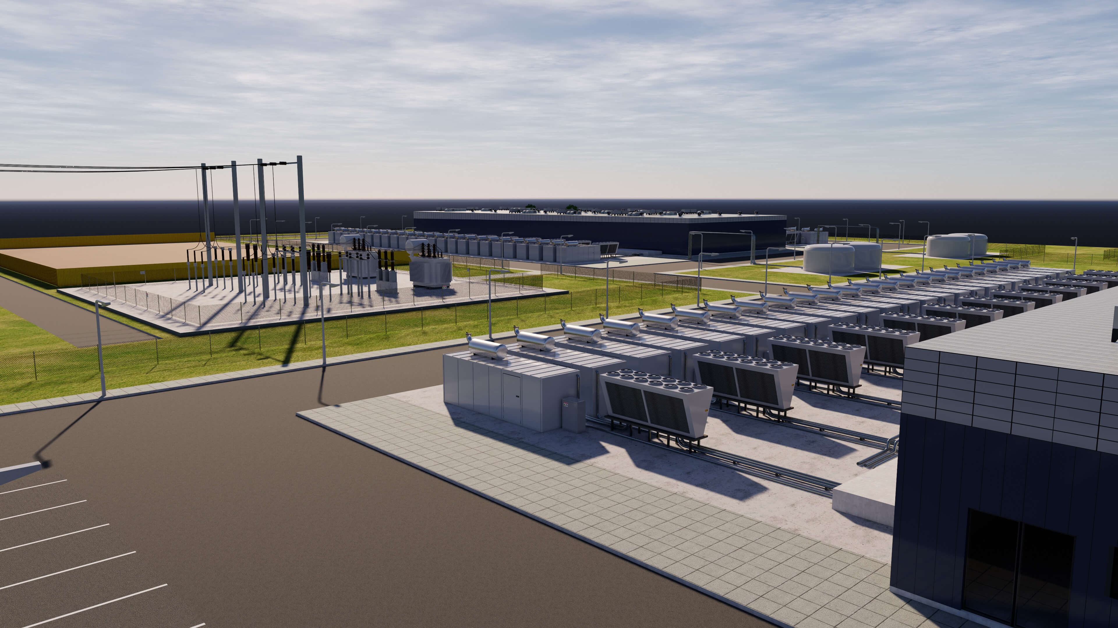 Data Center Area - 3D Model by ALPHA3DST