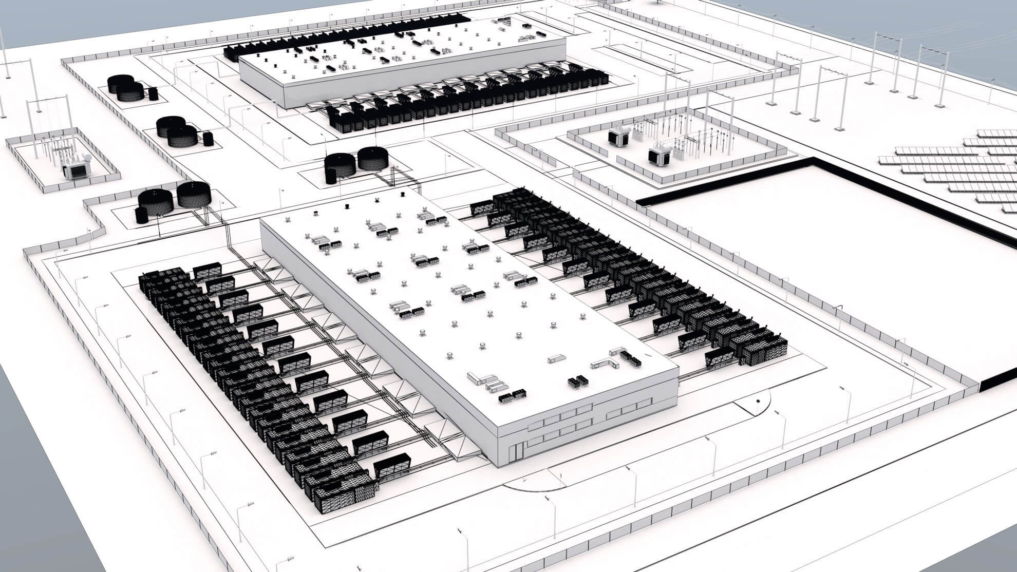 Data Center Area - 3D Model by ALPHA3DST