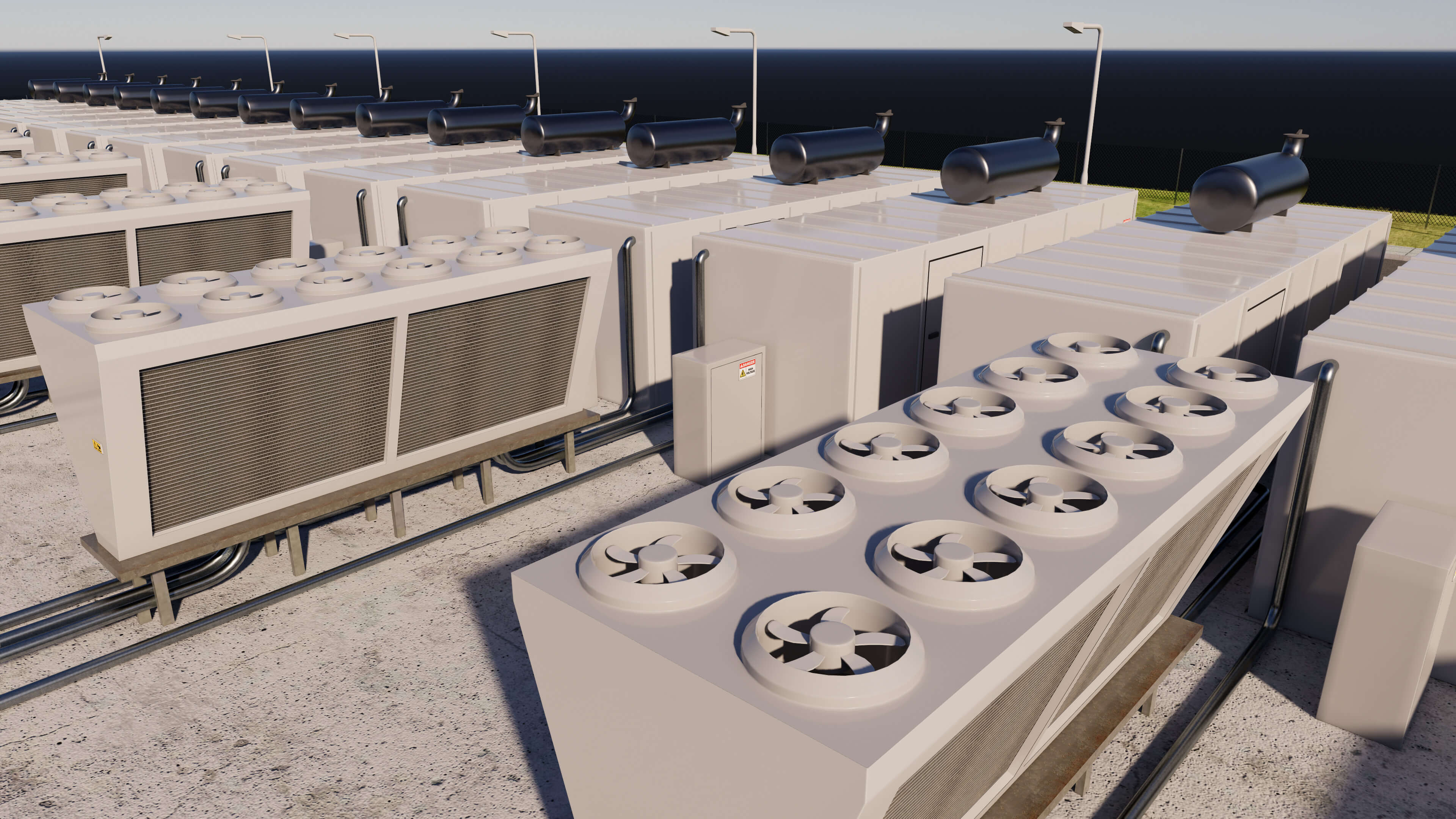 Data Center Building - 3D Model by ALPHA3DST