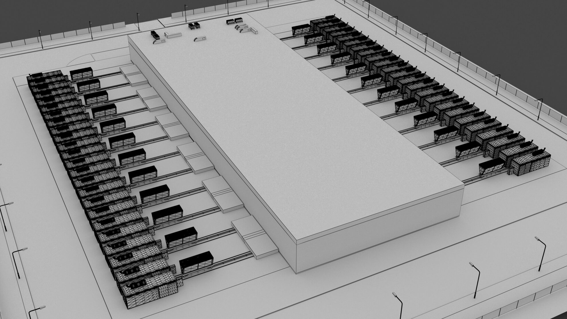 Data Center Building - 3D Model by ALPHA3DST