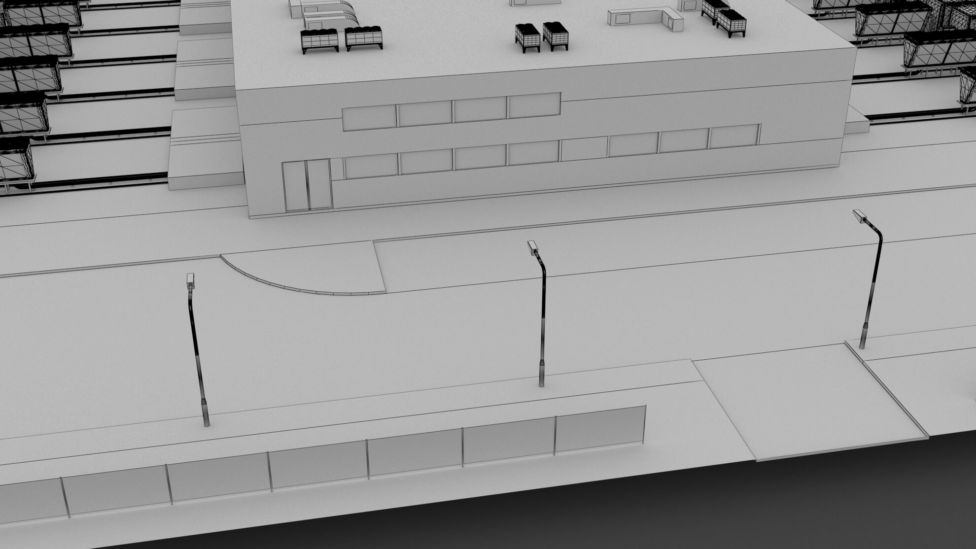 Data Center Building - 3D Model by ALPHA3DST