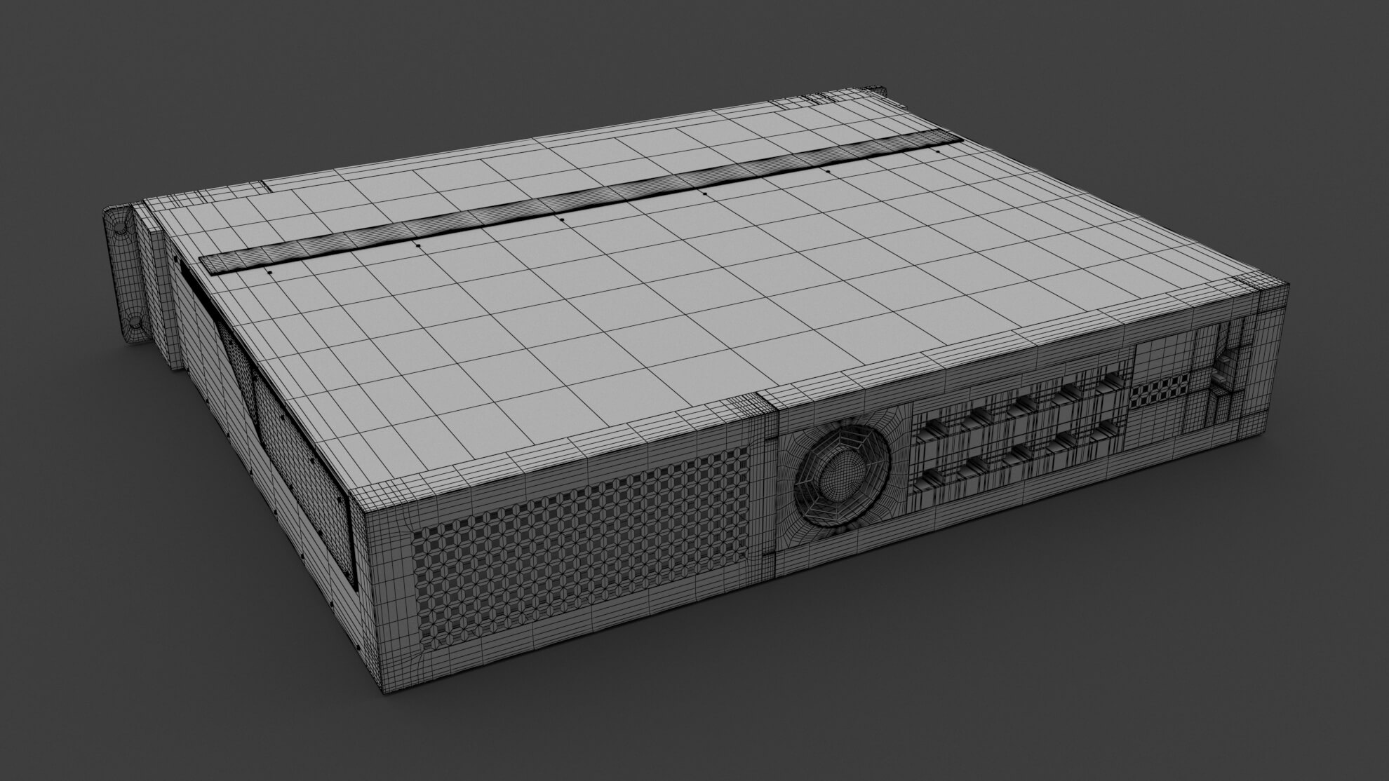Data Server 4U 2 - 3D Model by ALPHA3DST