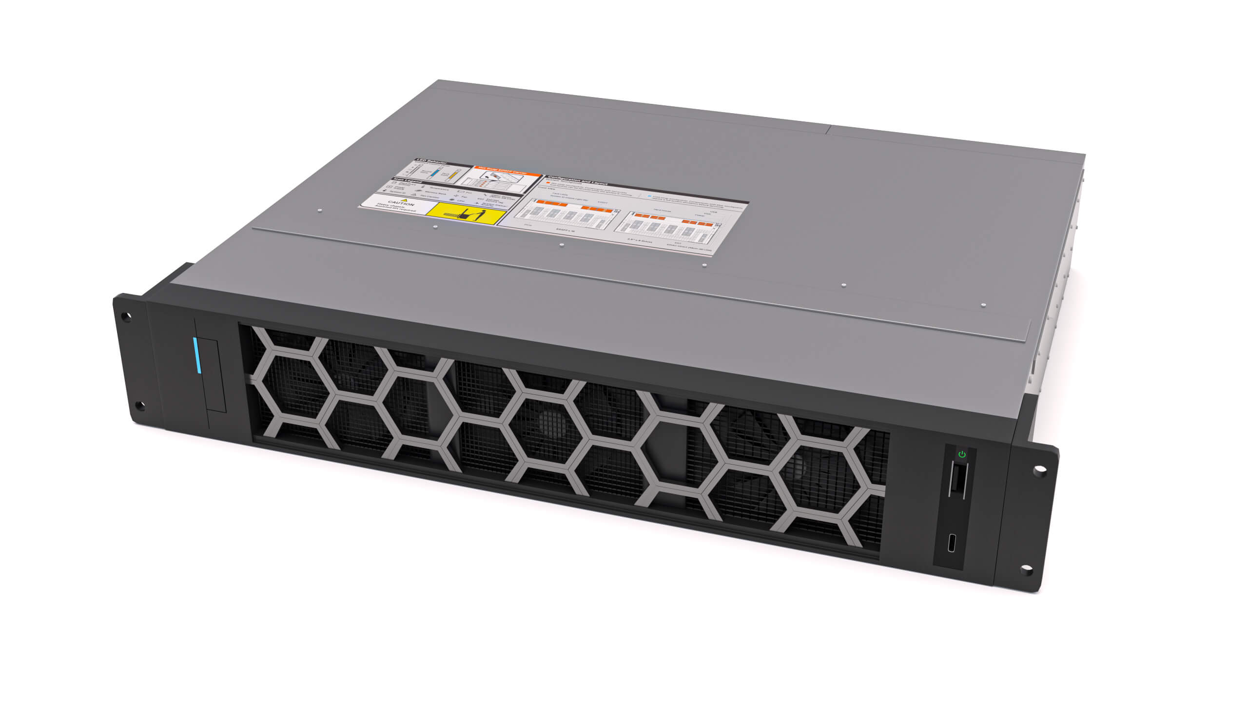 Data Server 4U 4 - 3D Model by ALPHA3DST