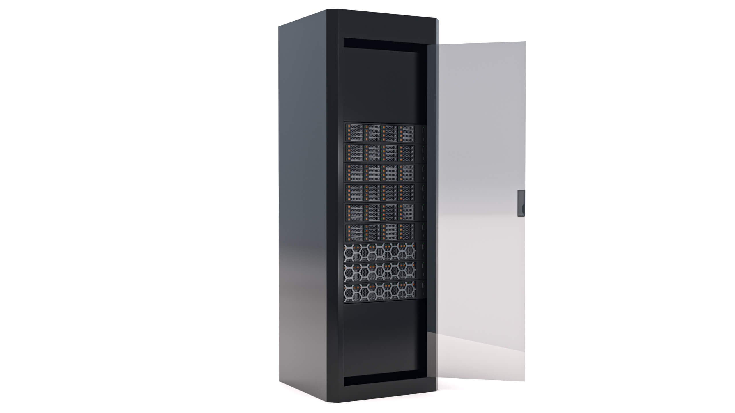 Data Server Rack 2 - 3D Model by ALPHA3DST