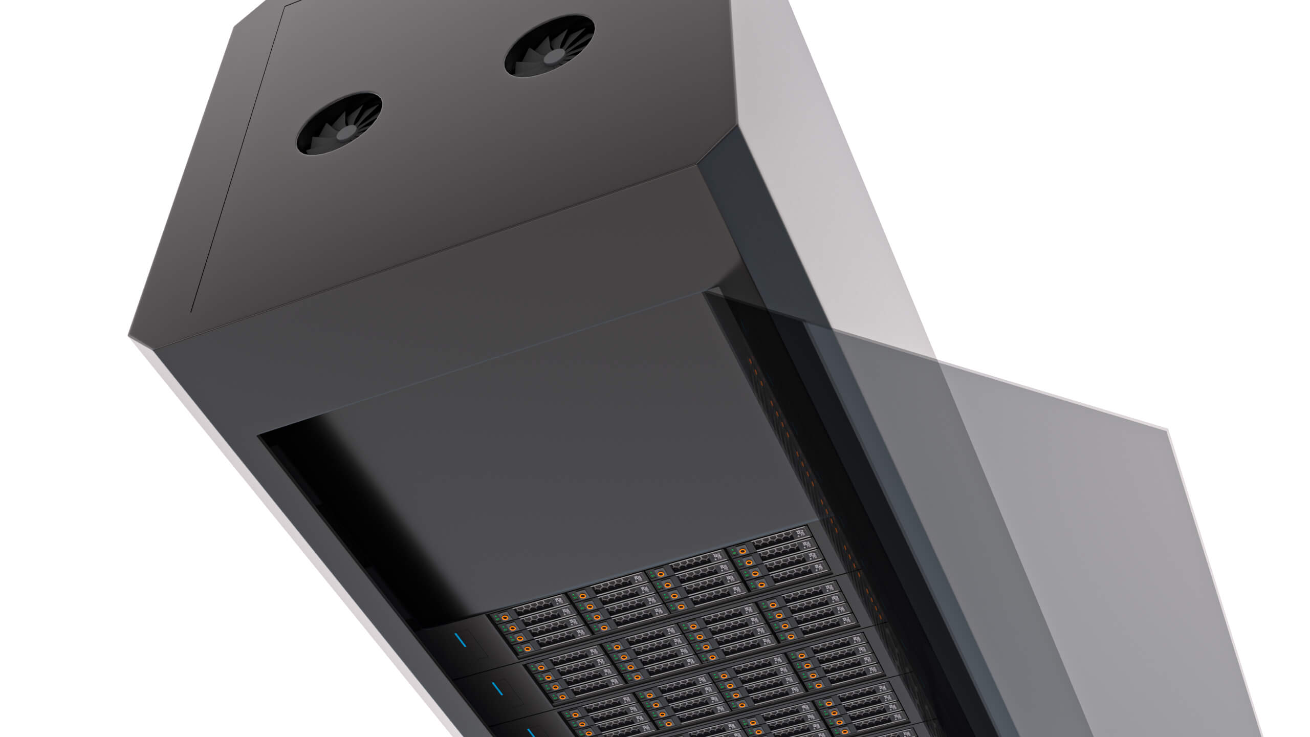 Data Server Rack 2 - 3D Model by ALPHA3DST