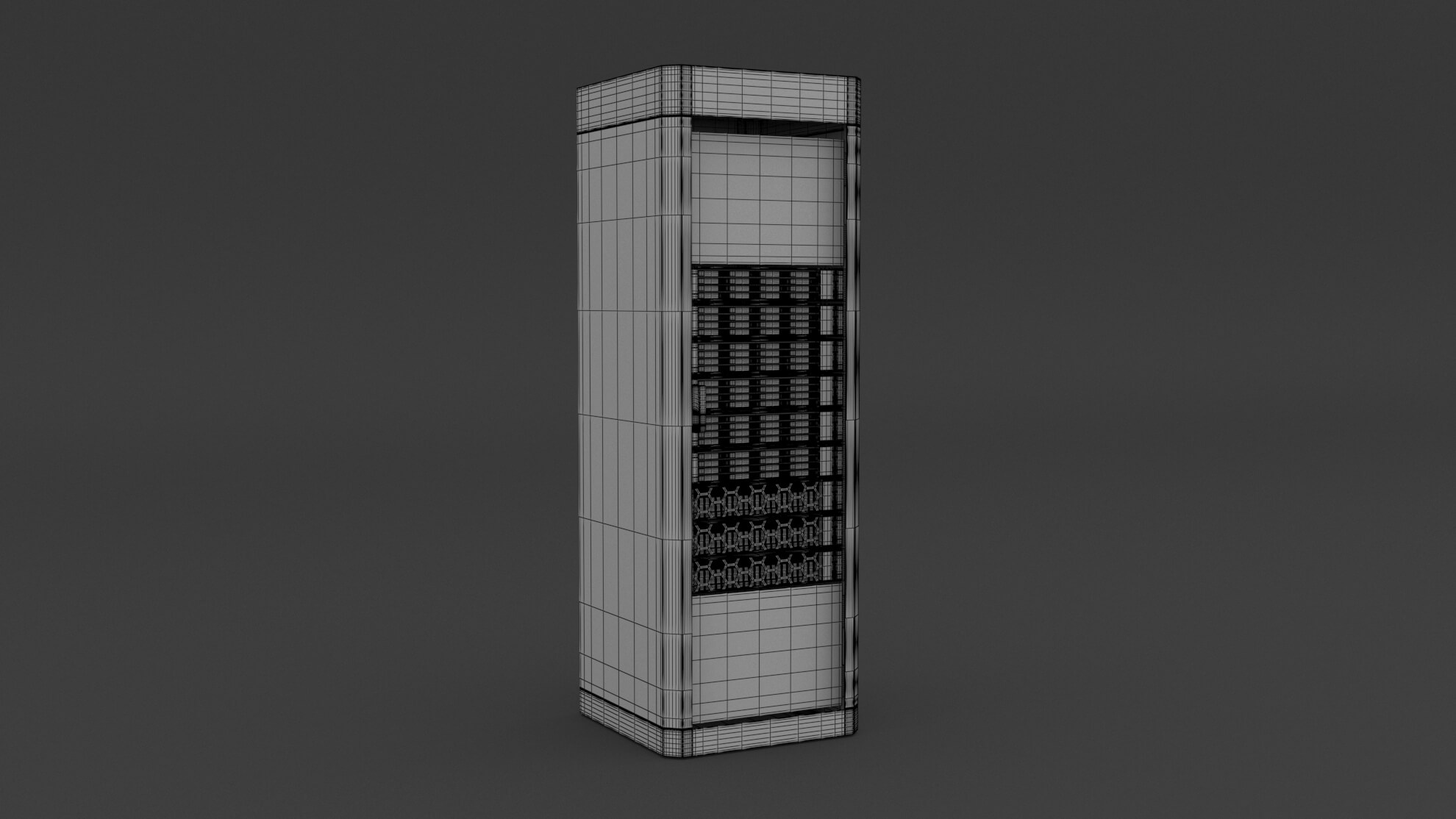 Data Server Rack 2 - 3D Model by ALPHA3DST