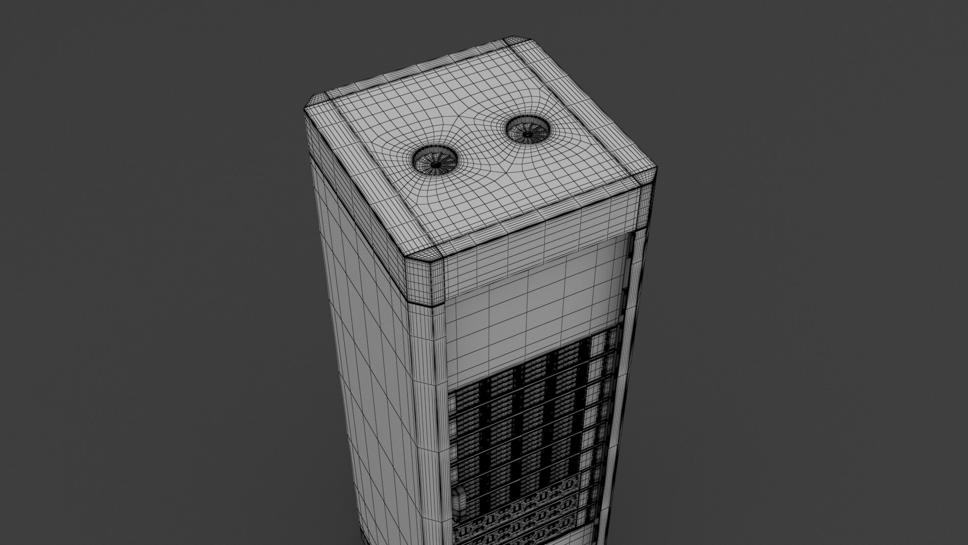 Data Server Rack 2 - 3D Model by ALPHA3DST