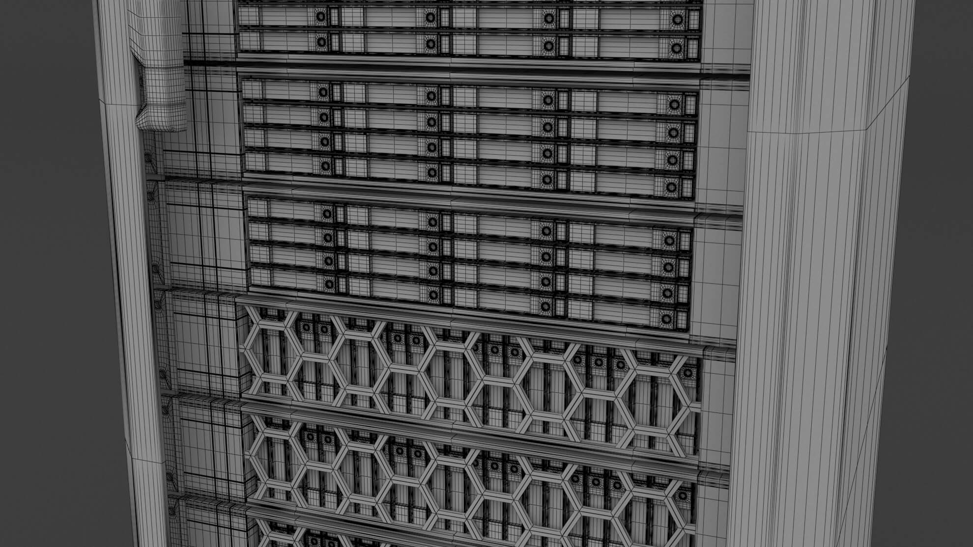 Data Server Rack 2 - 3D Model by ALPHA3DST