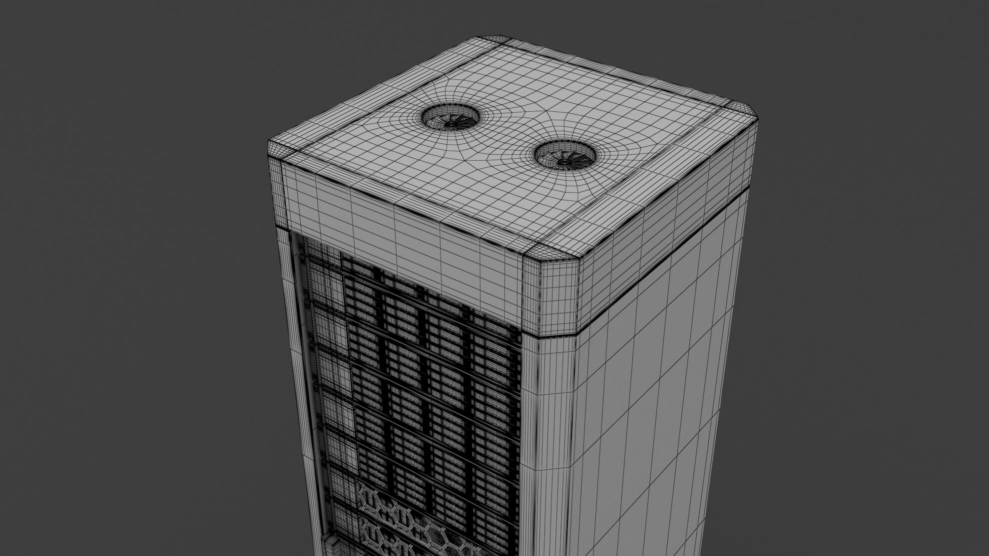 Data Server Rack - 3D Model by ALPHA3DST