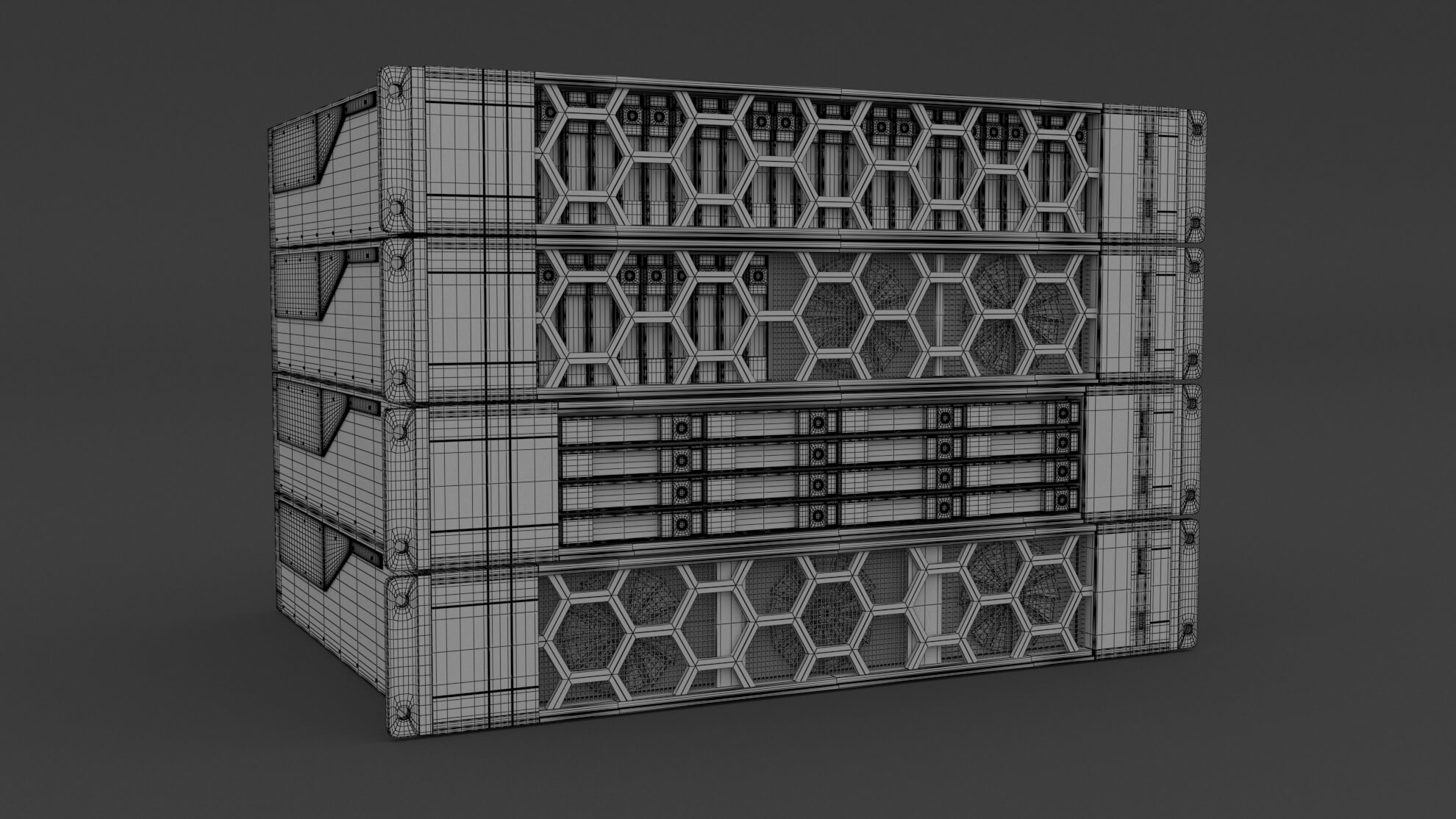 Data Storage Server Collection - 3D Model by ALPHA3DST