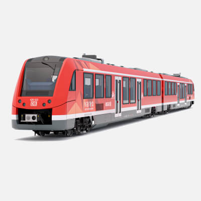DB Regio Alstom Coradia Lint 54 Train - 3D Model by ALPHA3DST