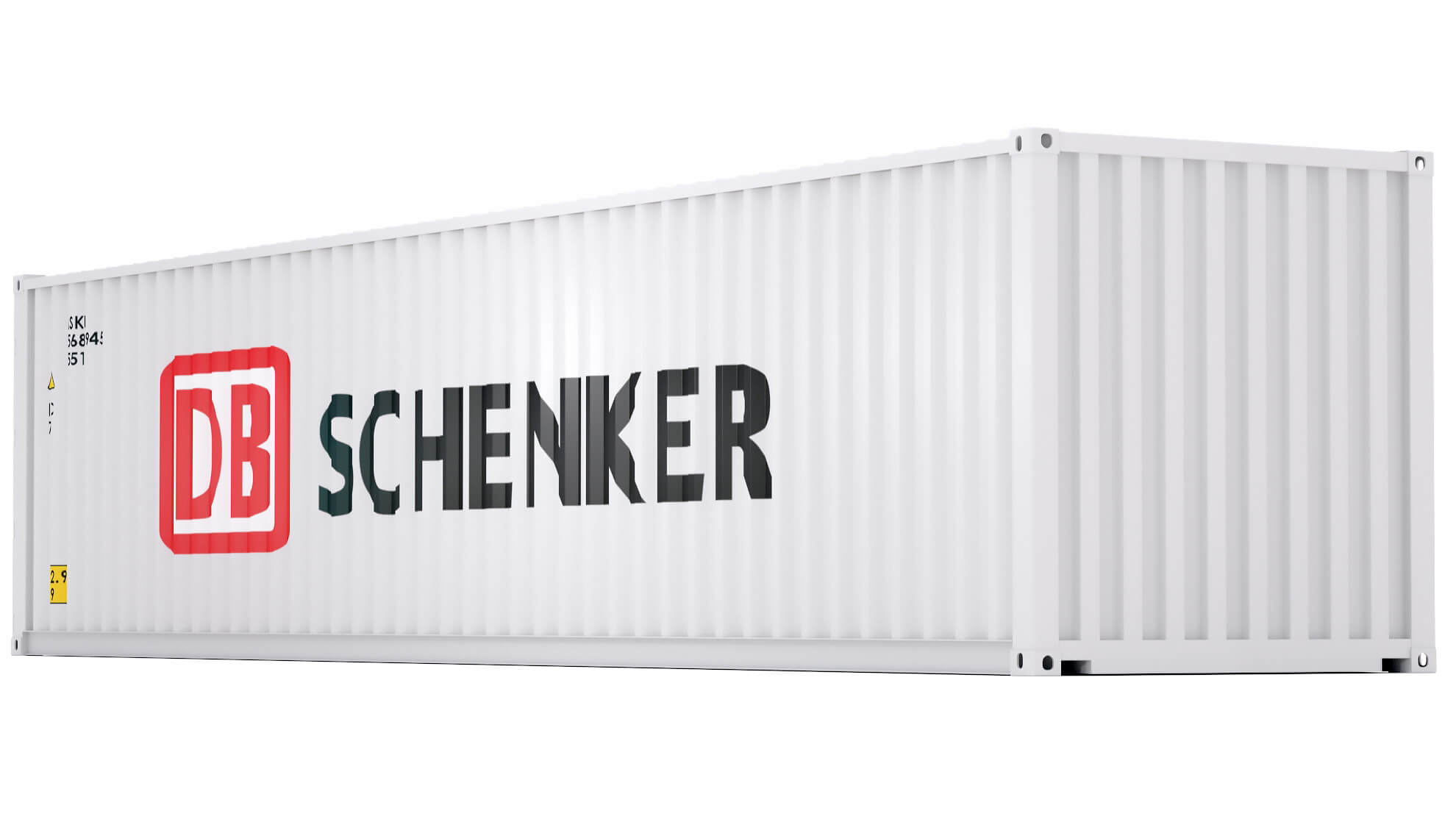 DB Schenker Shipping Container - 3D Model by ALPHA3DST
