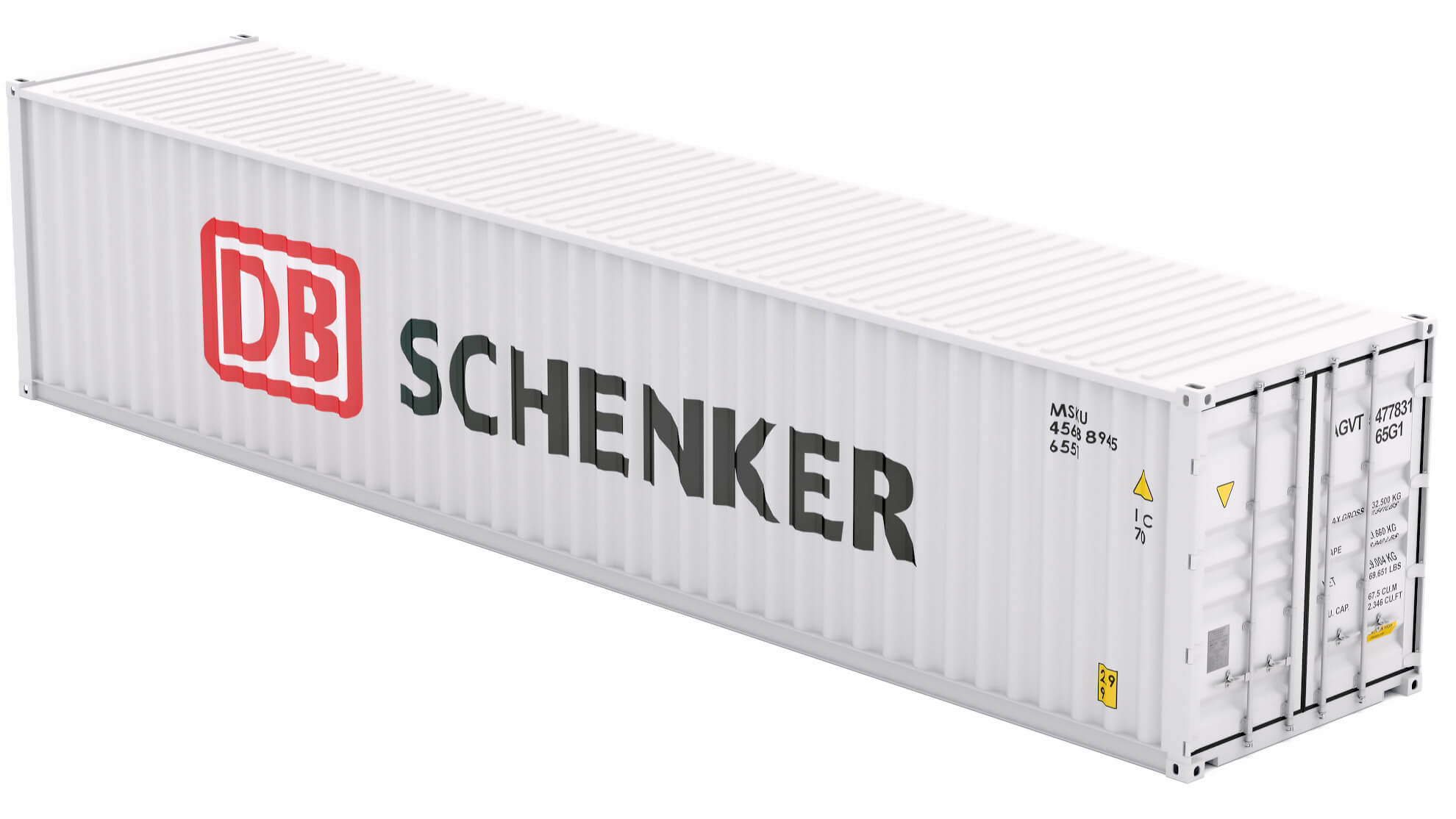 DB Schenker Shipping Container - 3D Model by ALPHA3DST