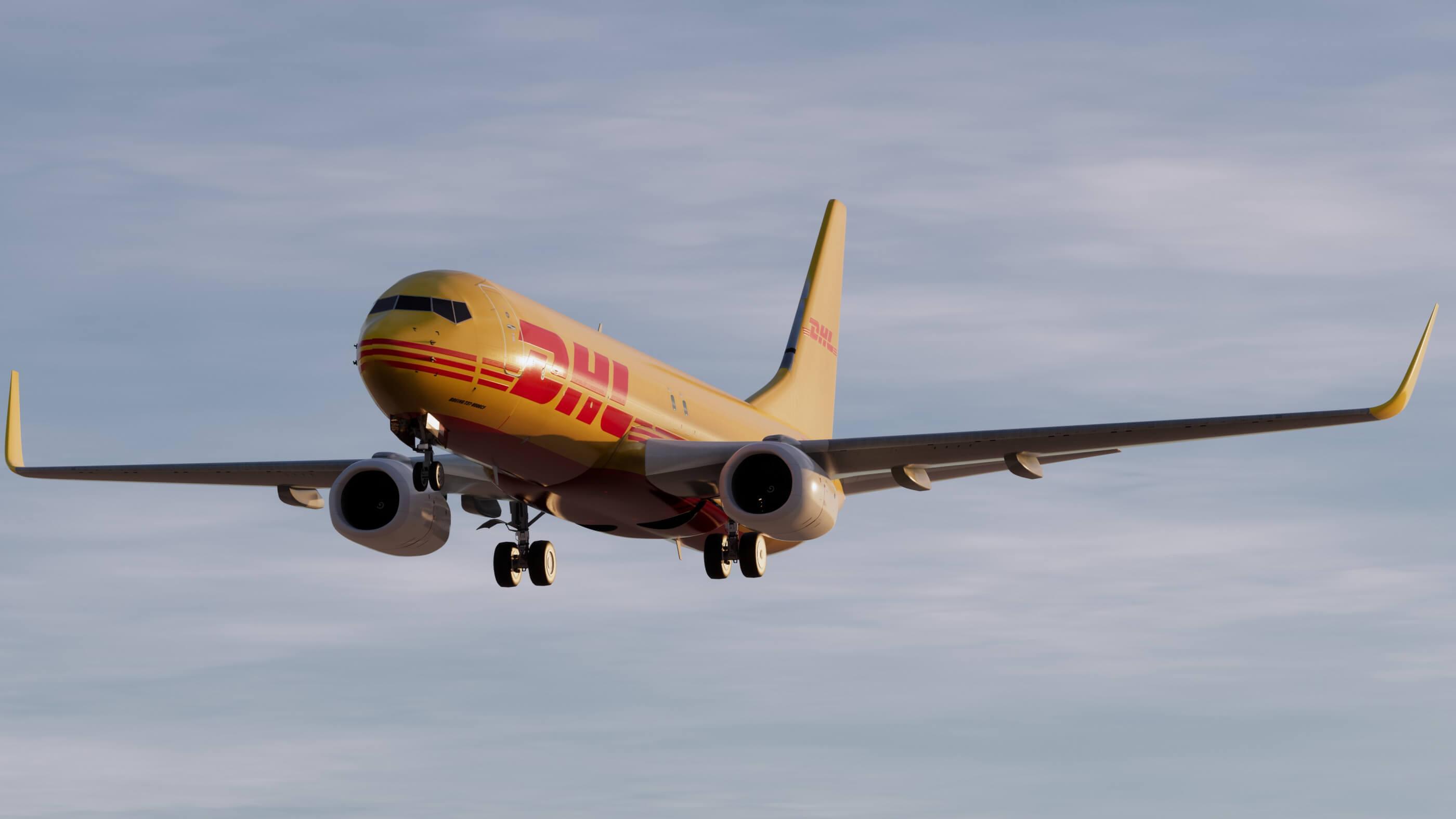 DHL Boeing 737-800 3D Model by ALPHA3DST