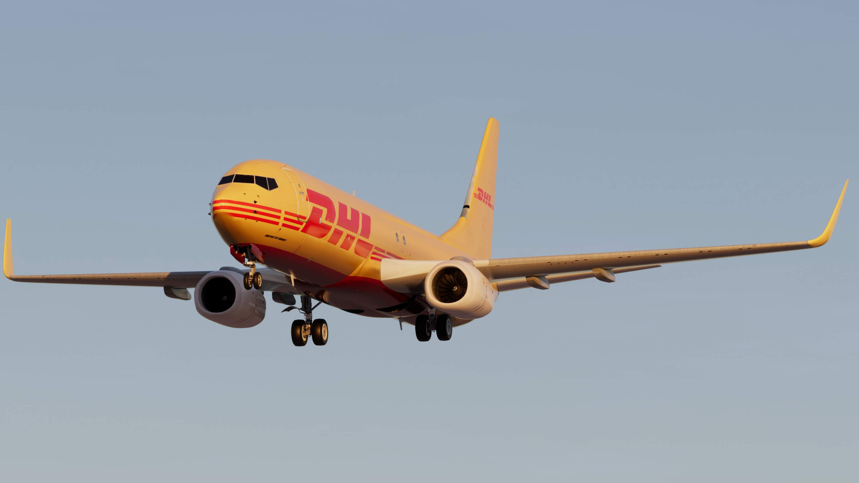 DHL Boeing 737-800 3D Model by ALPHA3DST