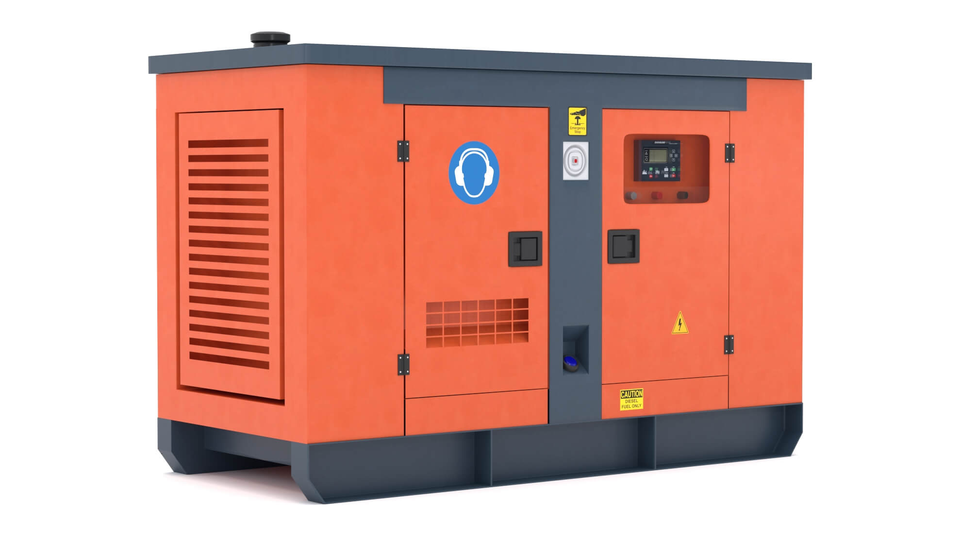 Diesel Generator - 3D Model by ALPHA3DST