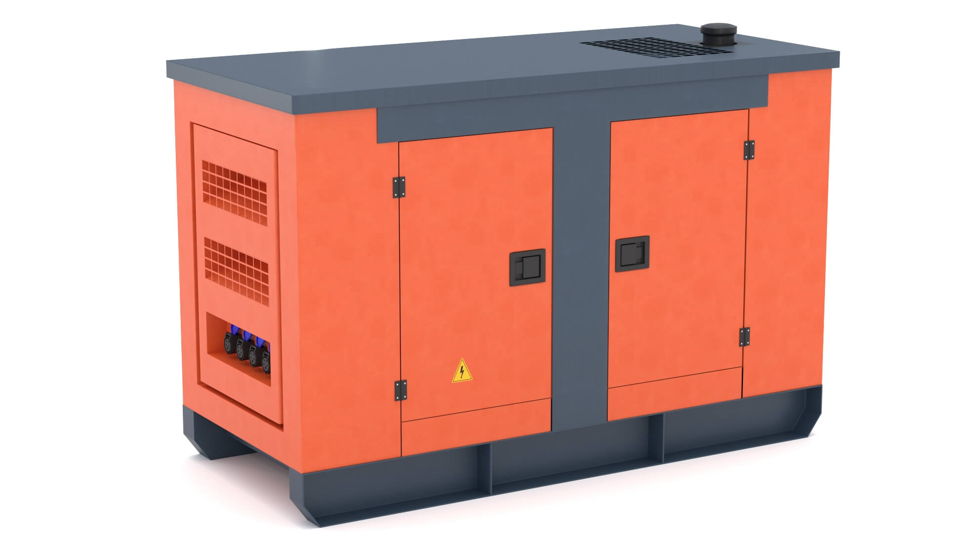 Diesel Generator - 3D Model by ALPHA3DST