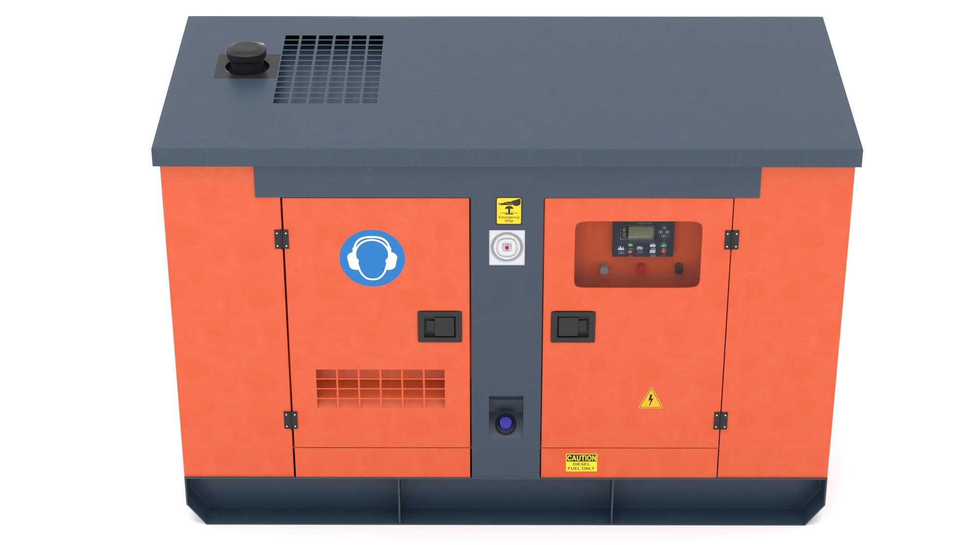 Diesel Generator - 3D Model by ALPHA3DST